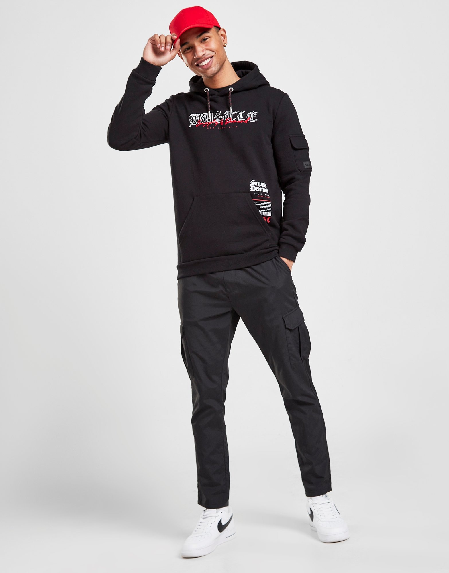 supply-demand-micro-hoodie-herren-schwarz-jd-sports