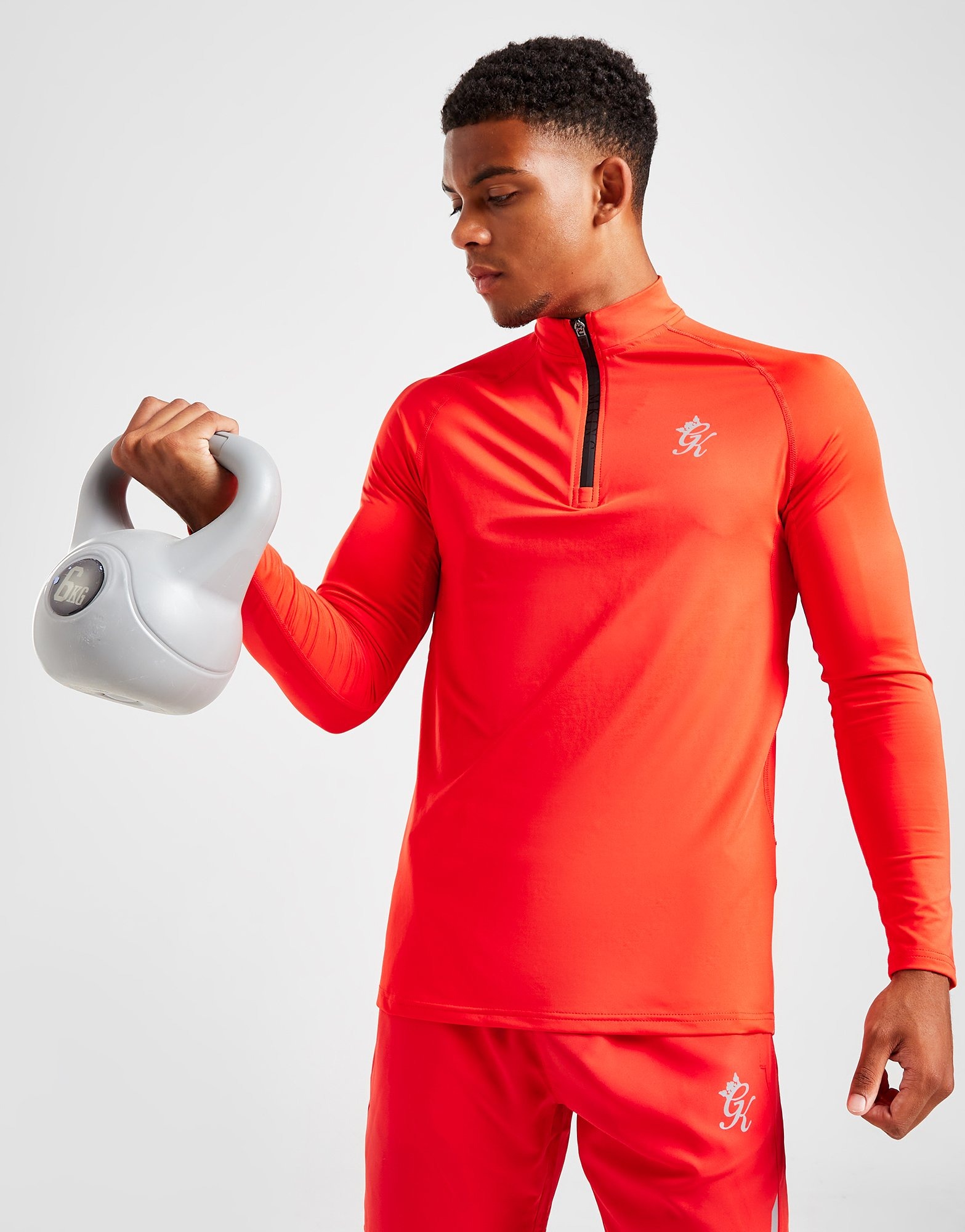 Red Gym King Energy 1/4 Zip Top - JD Sports NZ