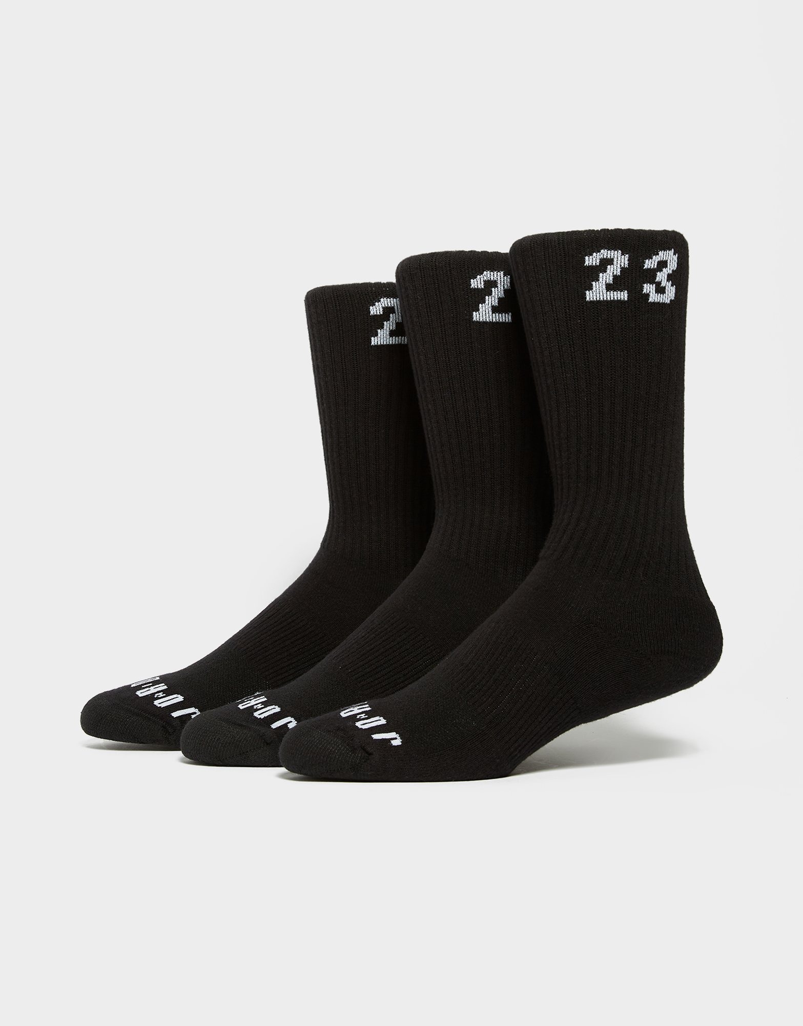 Black Jordan Air Crew Socks 3 Pack - JD Sports Australia