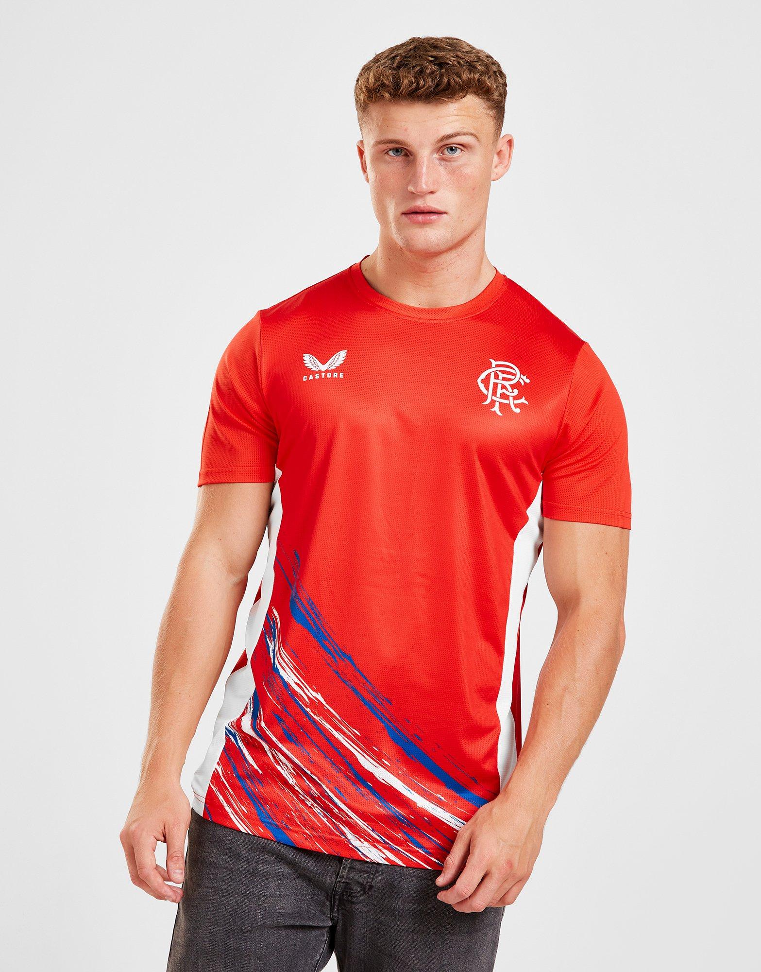 Red Castore Rangers FC 2022/23 Match Day T-Shirt JD Sports UK | atelier ...