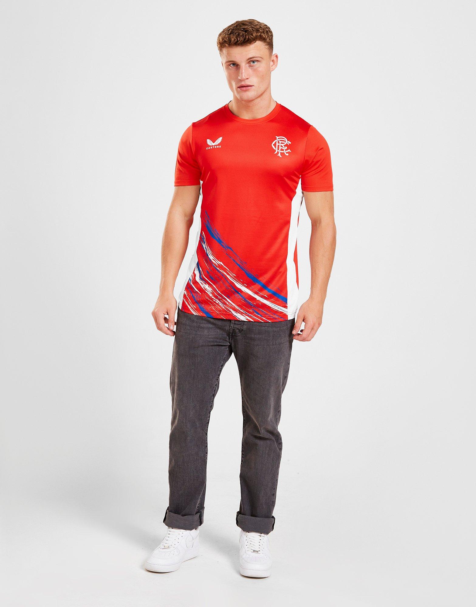 Red Castore Rangers FC 2022/23 Match Day T-Shirt JD Sports UK | atelier ...