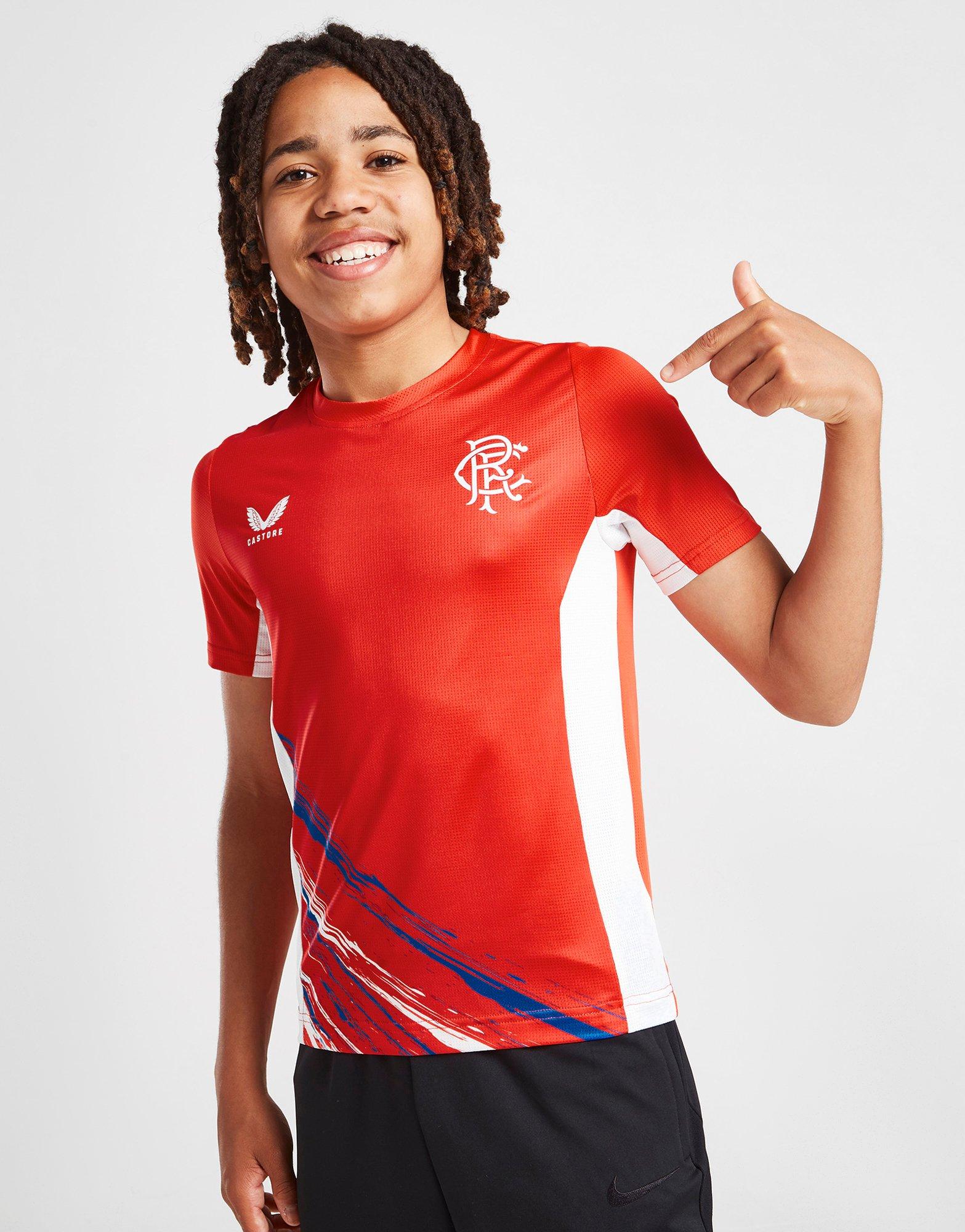 Red Castore Rangers FC 2022/23 Match Day T-Shirt JD Sports UK | atelier ...