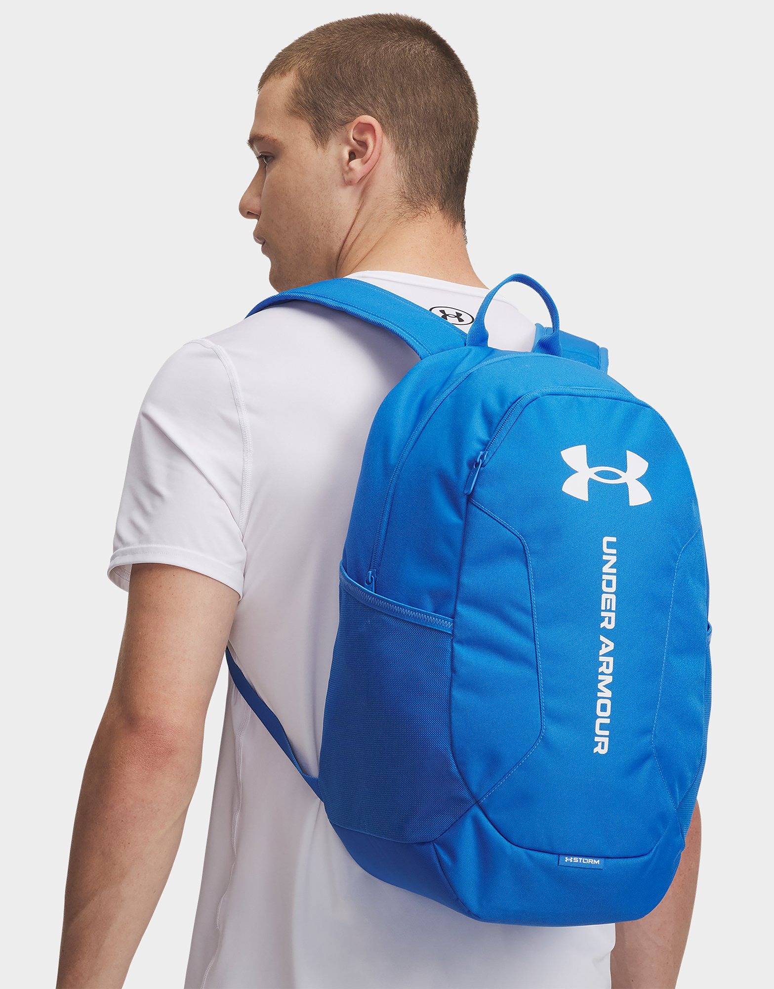 Blue Under Armour Hustle Lite Backpack | JD Sports UK