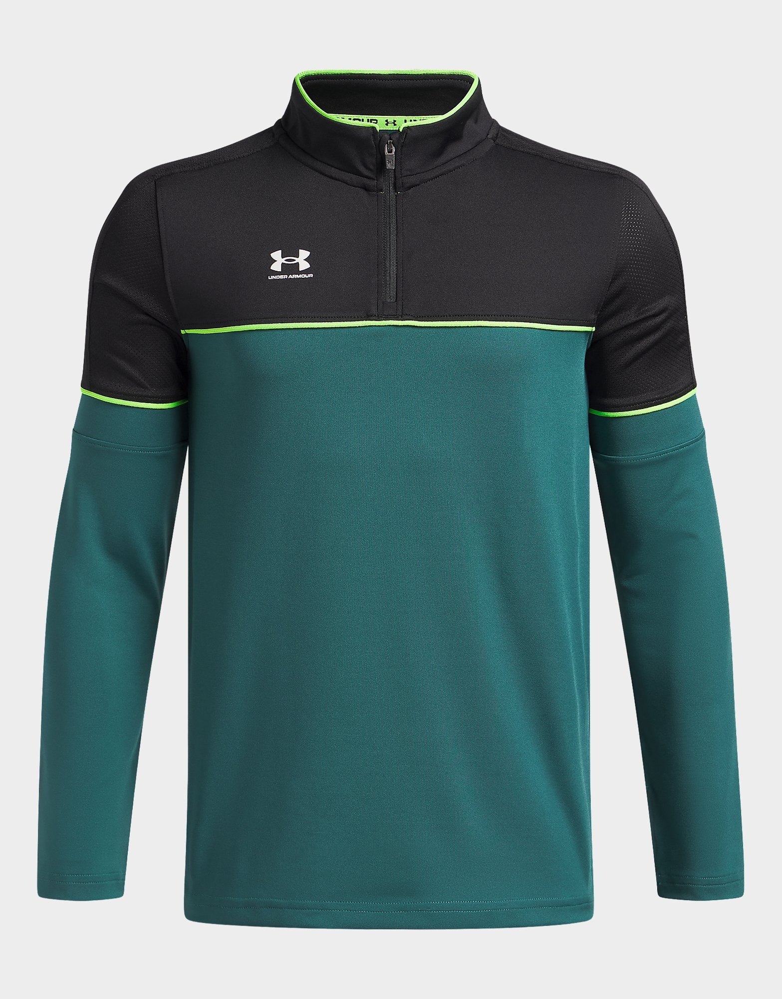 Under Armour Haut d'entraînement ¼ zip Challenger pour garçon Vert- JD ...