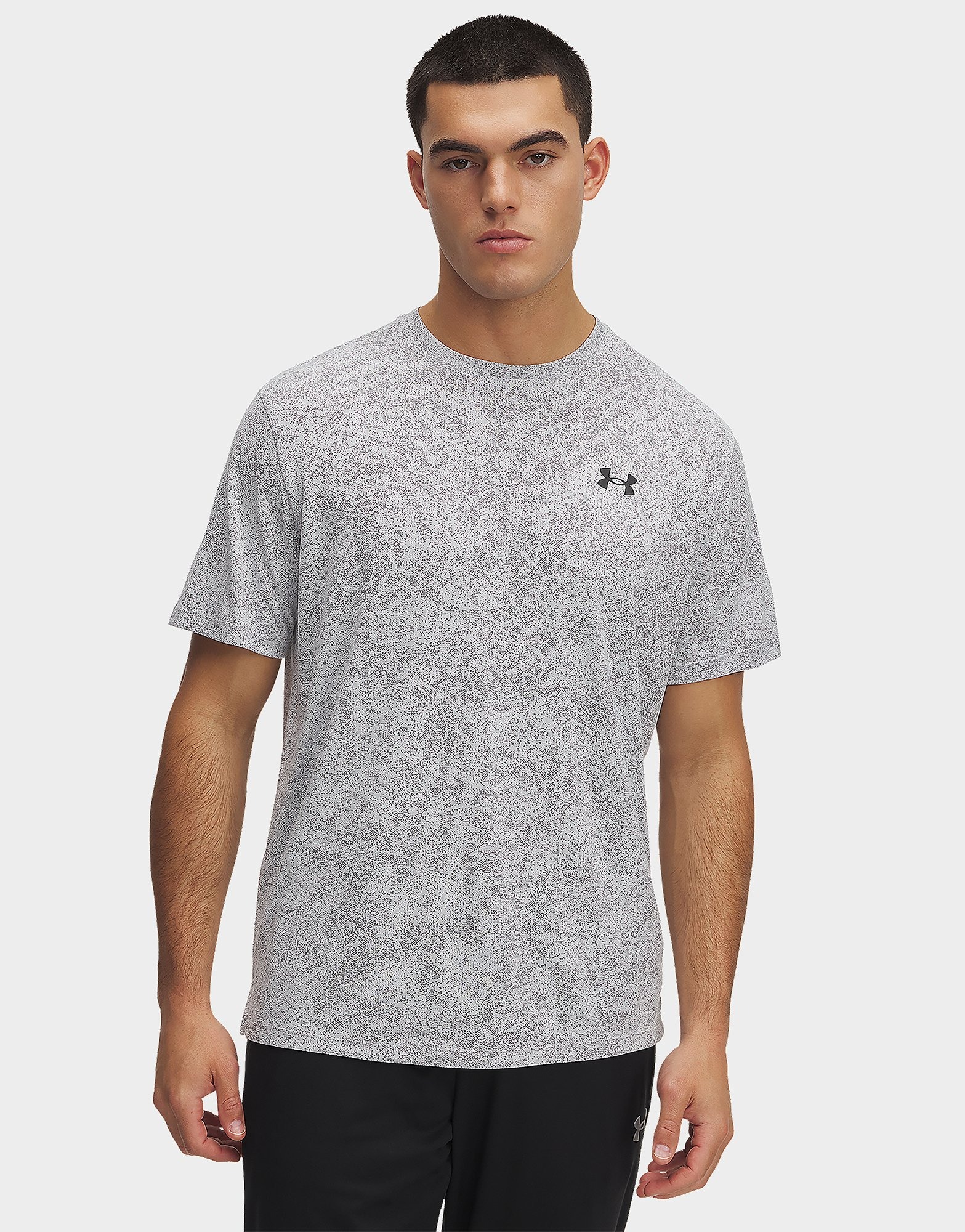 Grey Under Armour UA Tech Pixelate T-Shirt | JD Sports UK