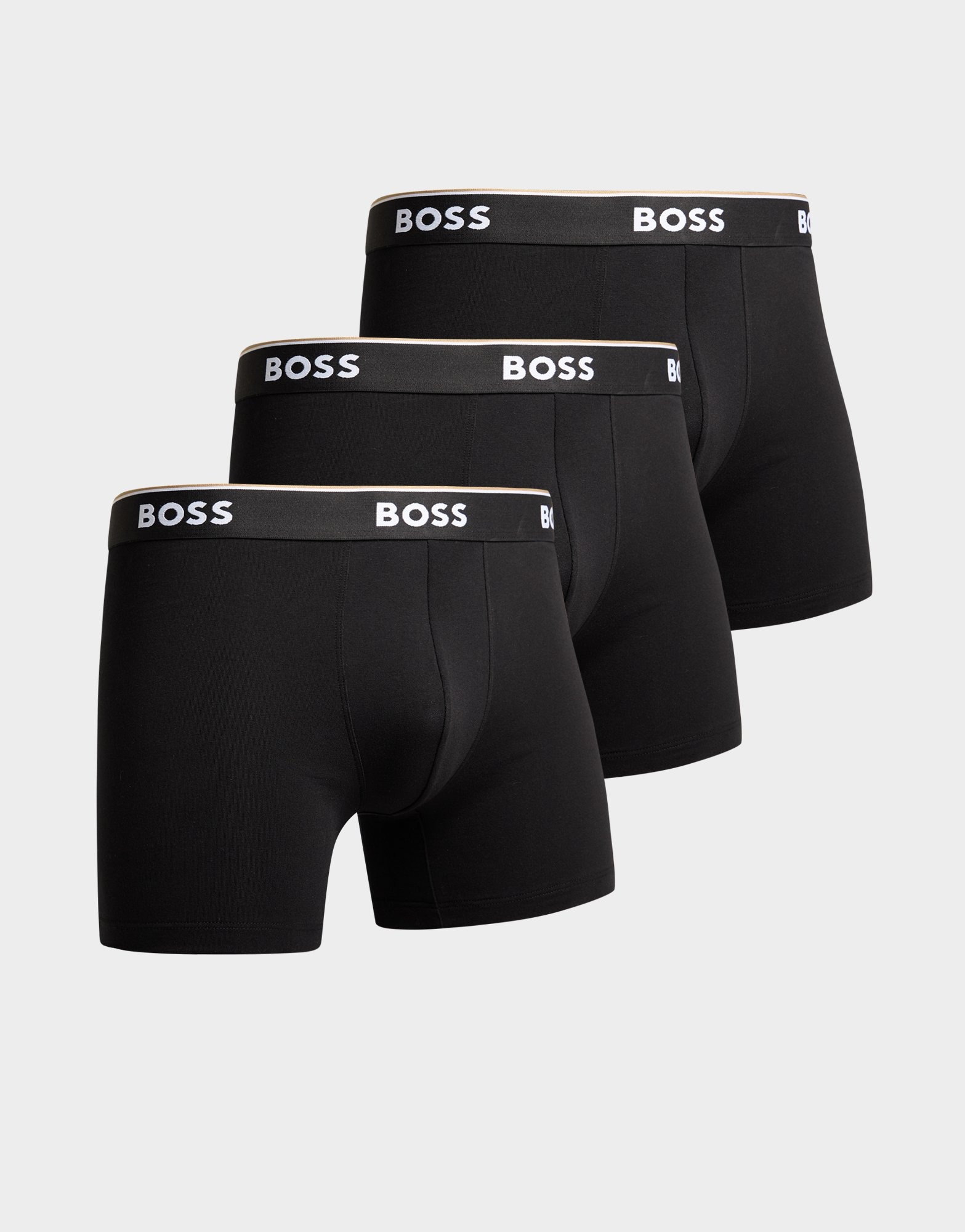 Black BOSS 3-Pack Boxers | JD Sports UK