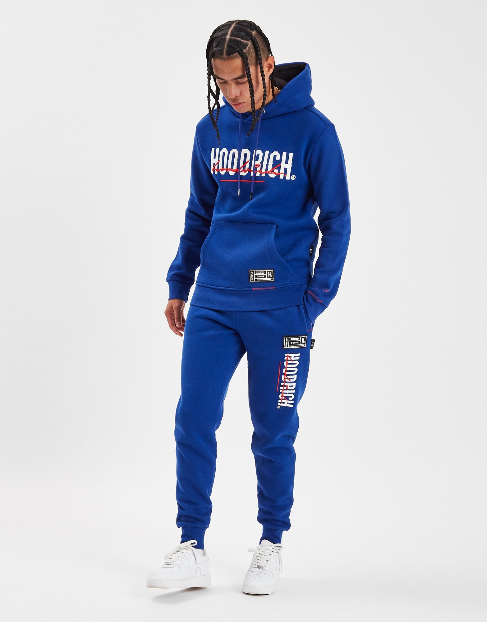 Blue Hoodrich Blend Joggers - JD Sports