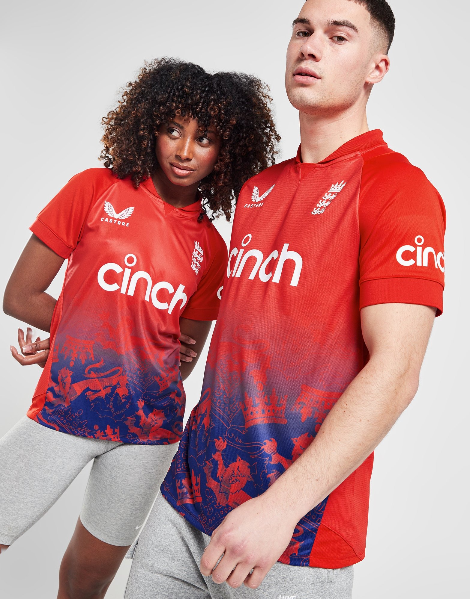 Red Castore England Cricket T20 Shirt Women's | JD Sports Malaysia