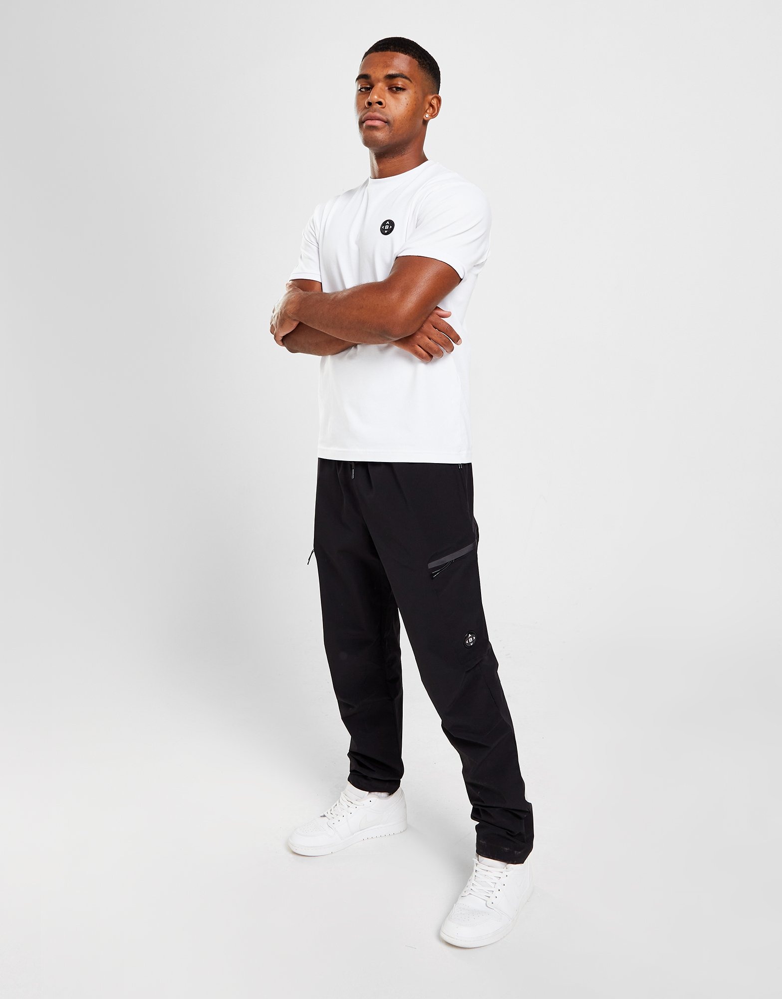Black B Malone Compass Stretch Cargo Pants - JD Sports