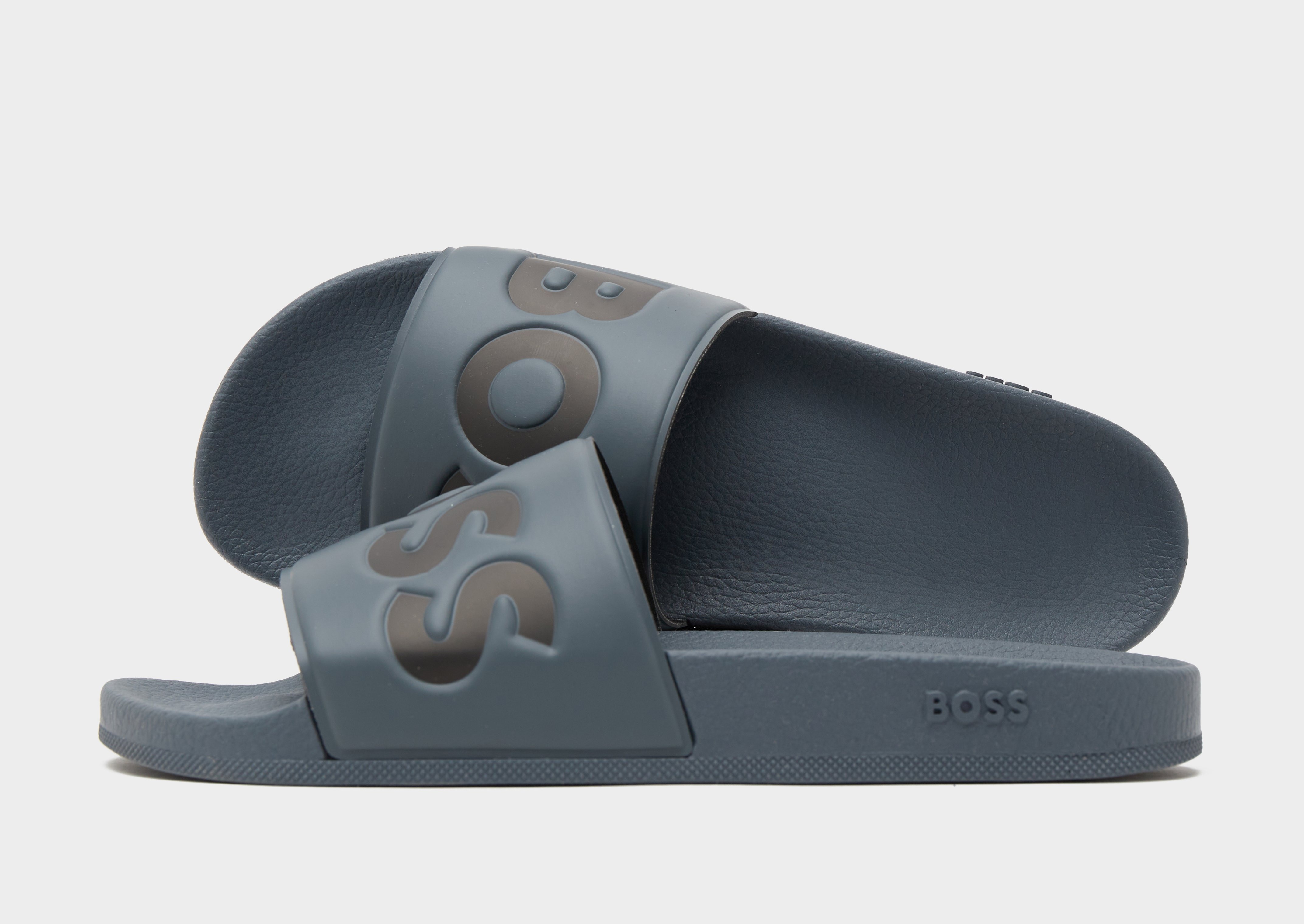 Grey BOSS Sean Slides | JD Sports Global