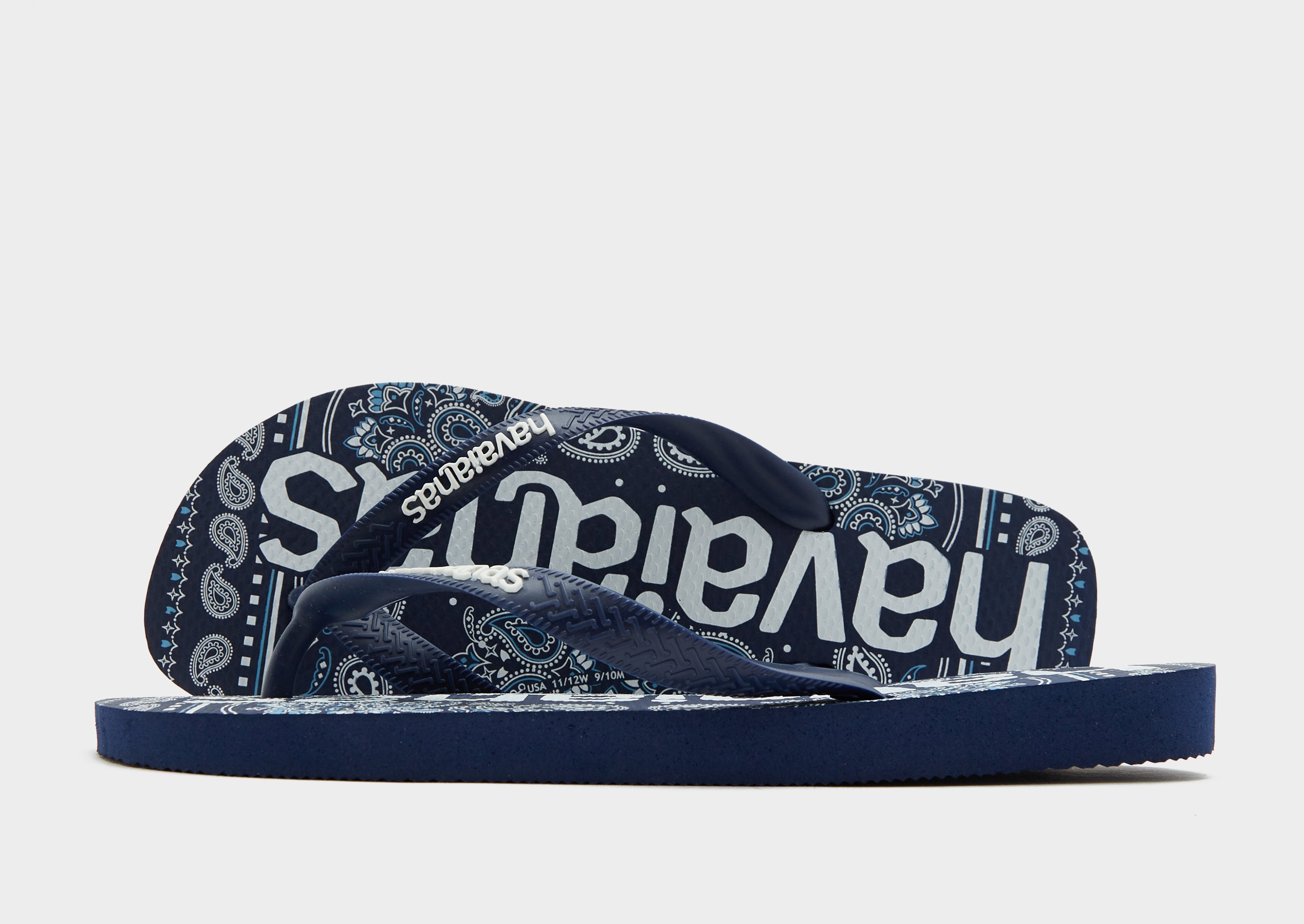 Blue Havaianas Top Logomania Flip Flops | JD Sports Global
