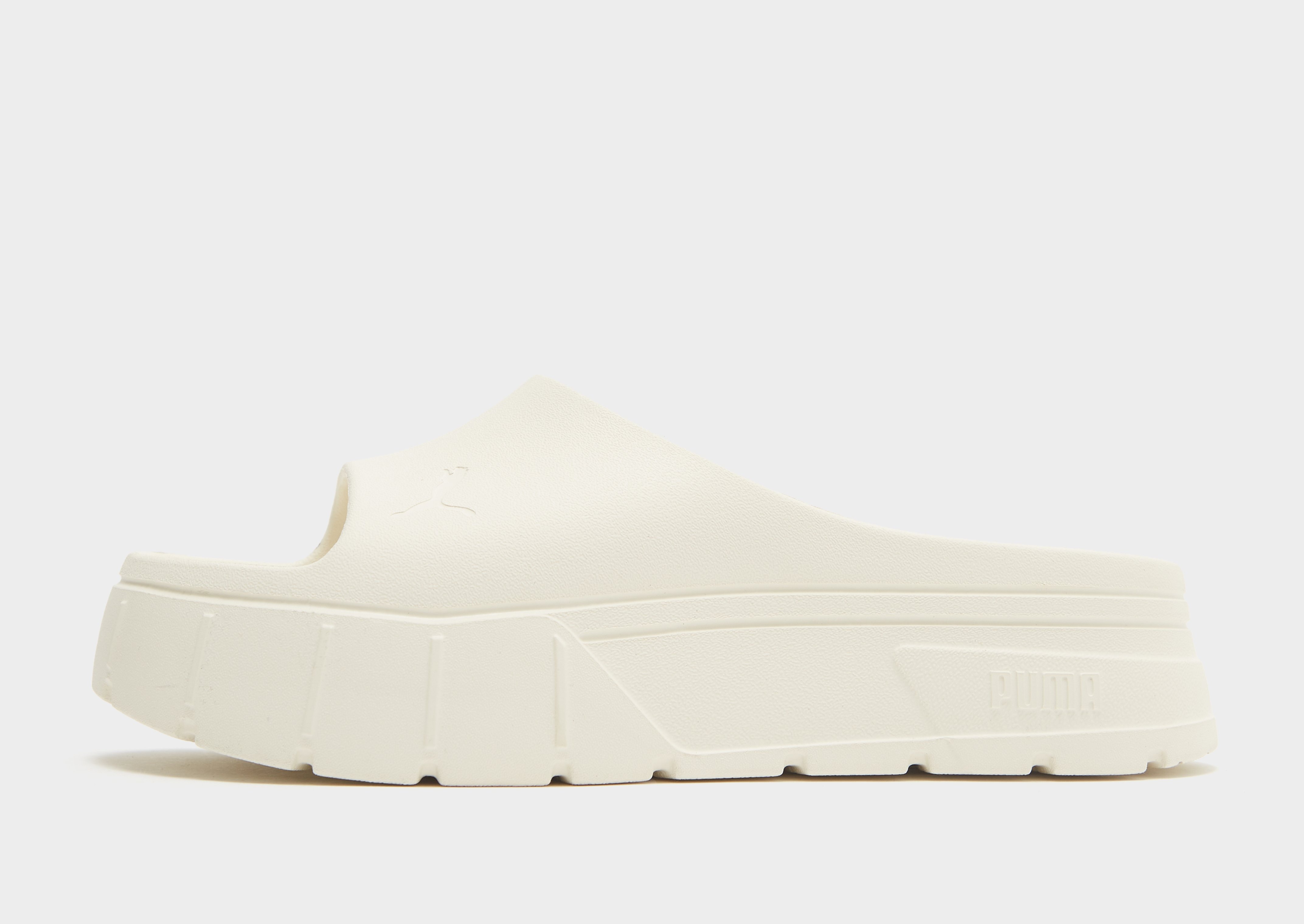 Brown Puma Mayze Stack Injex Slides Women's | JD Sports Global