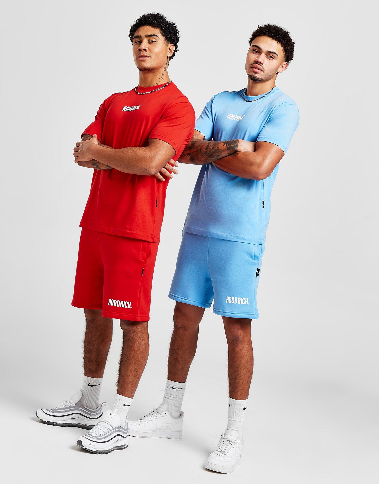 Blue Hoodrich Core T-Shirt/Shorts Set JD Sports Global JD, 47% OFF
