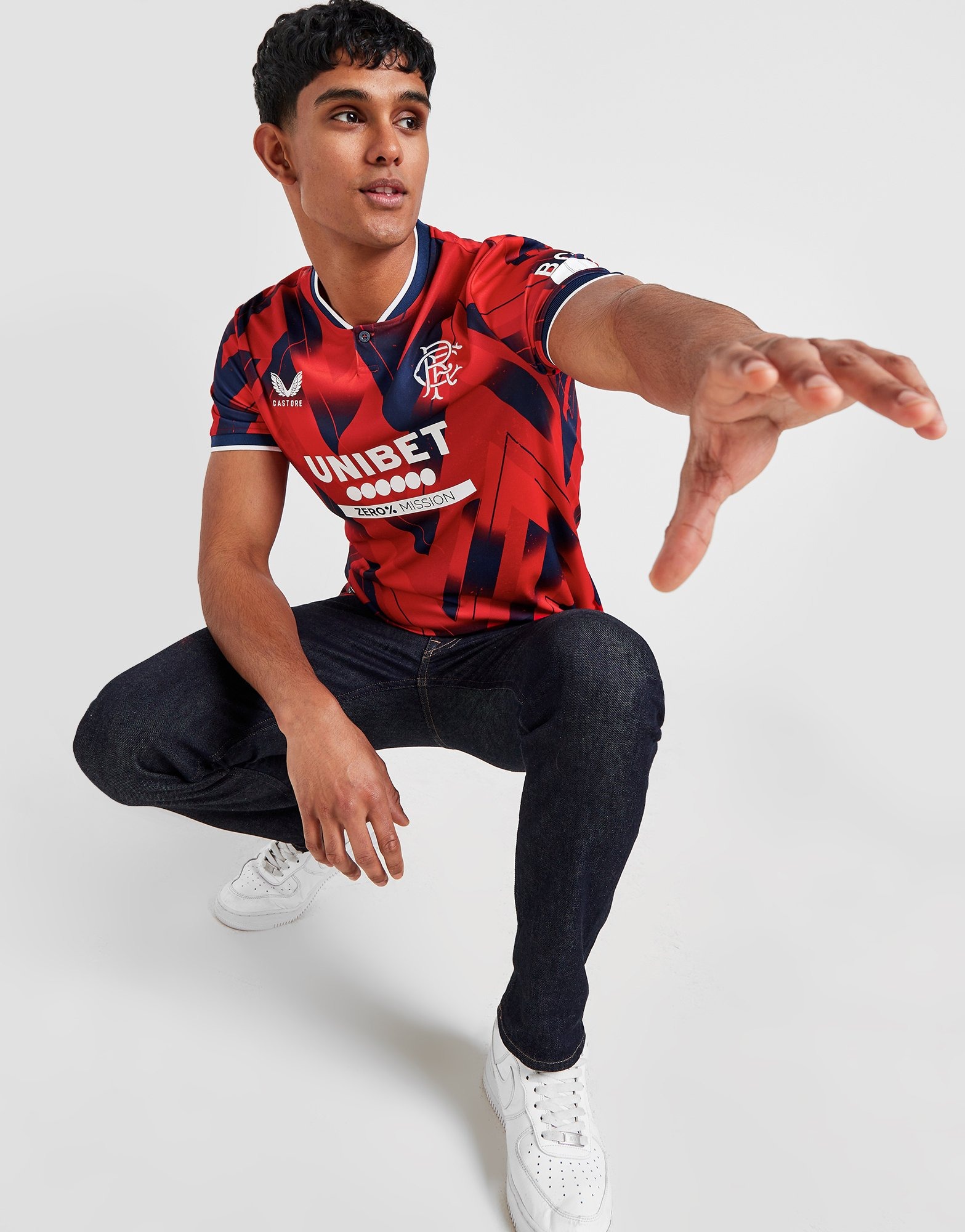 Red Castore Rangers FC 2023/24 Fourth Shirt - JD Sports