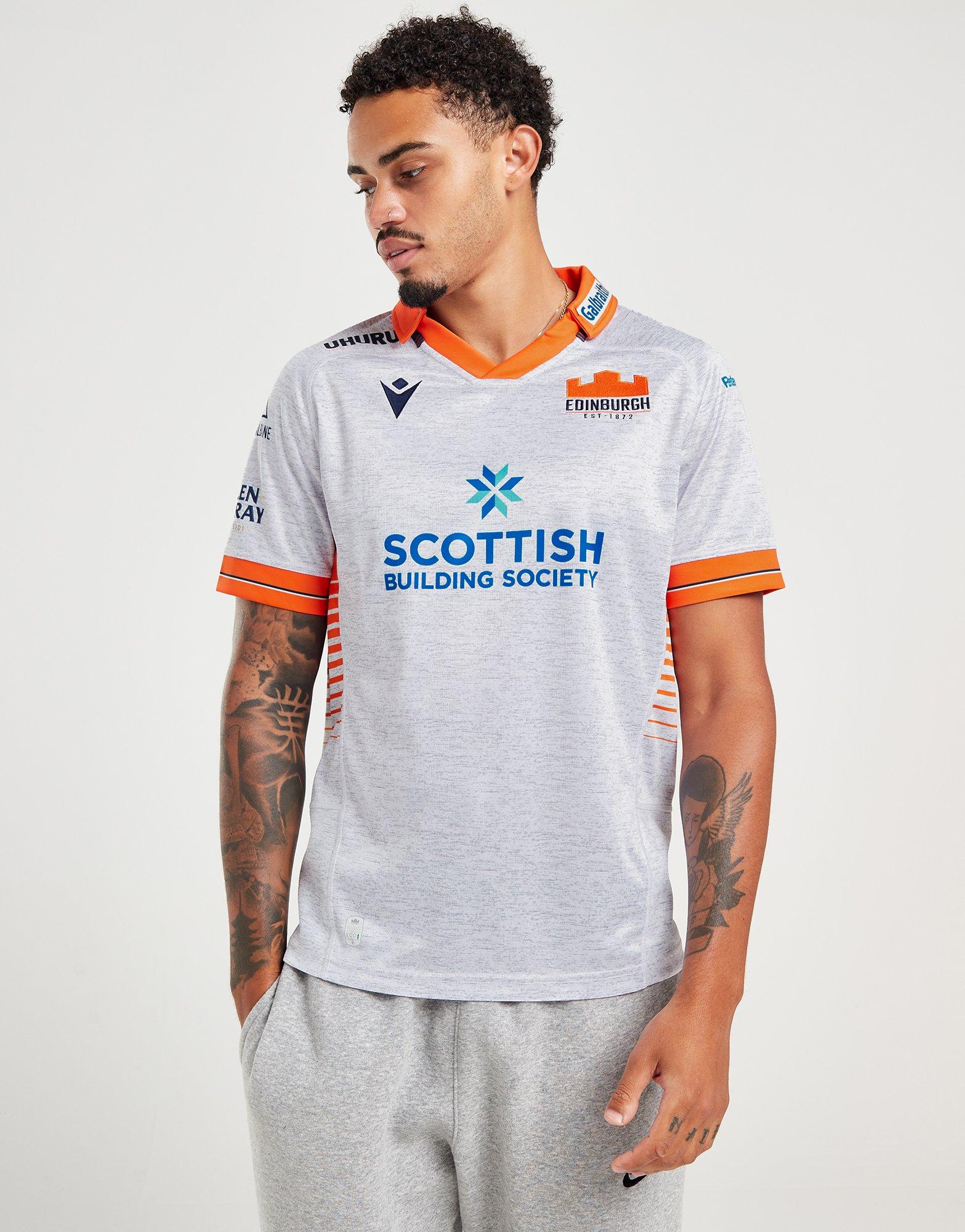 Edinburgh Rugby 2023/24 Away Replica Shirt Macron Technical, 52% OFF