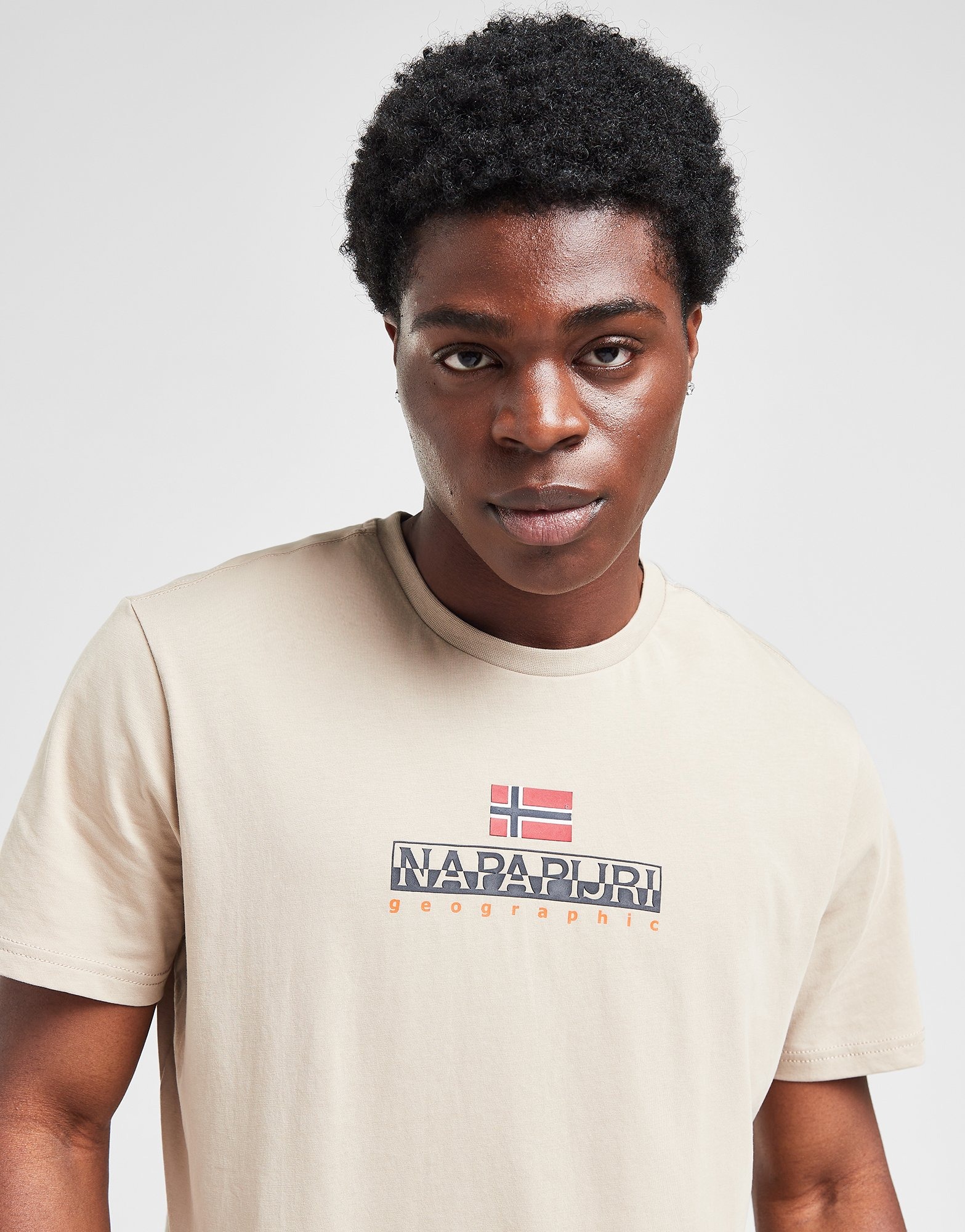 Brown Napapijri Sory Stack Logo T-Shirt - JD Sports Global