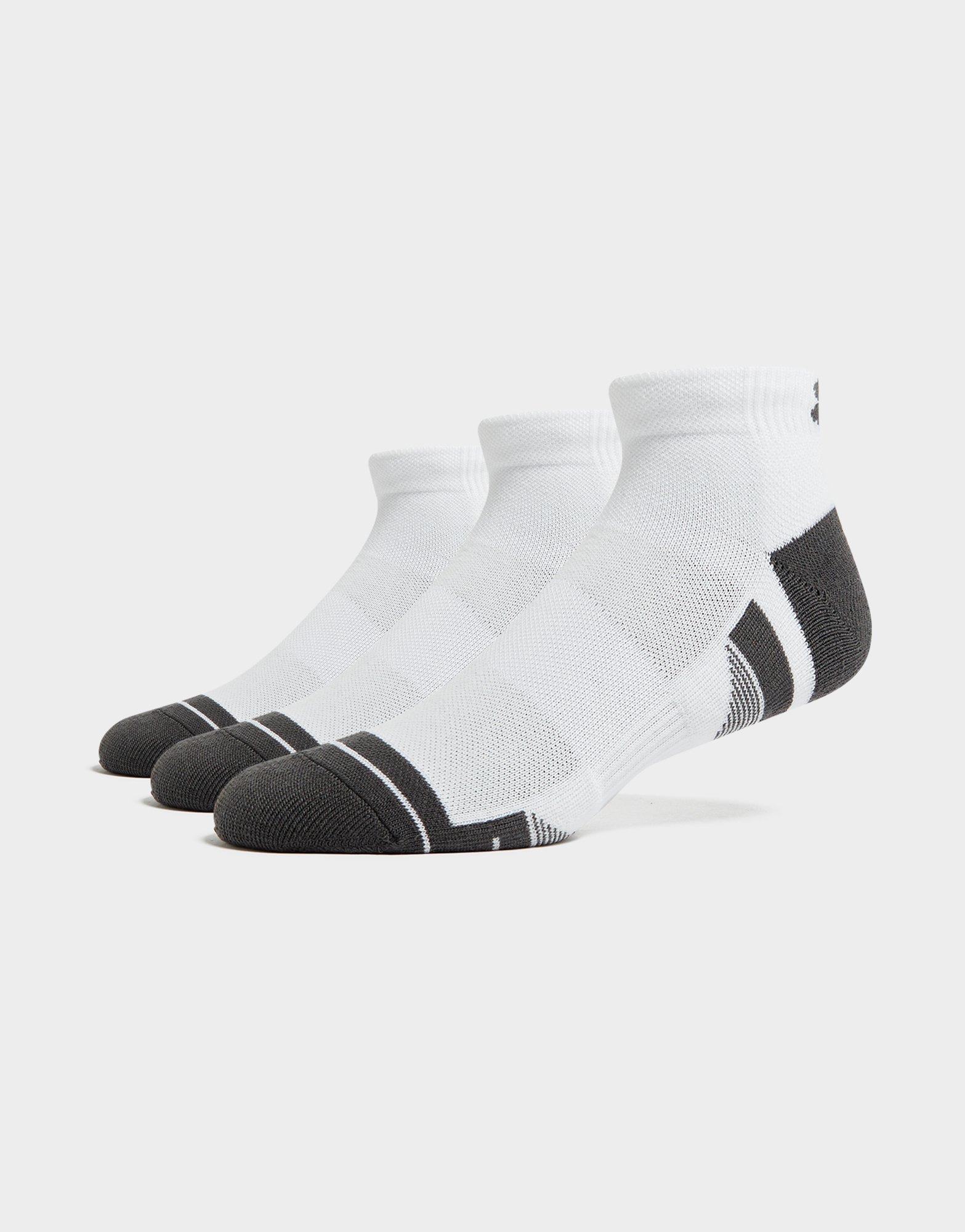 White Under Armour 3-Pack HeatGear Tech Socks - JD Sports Global