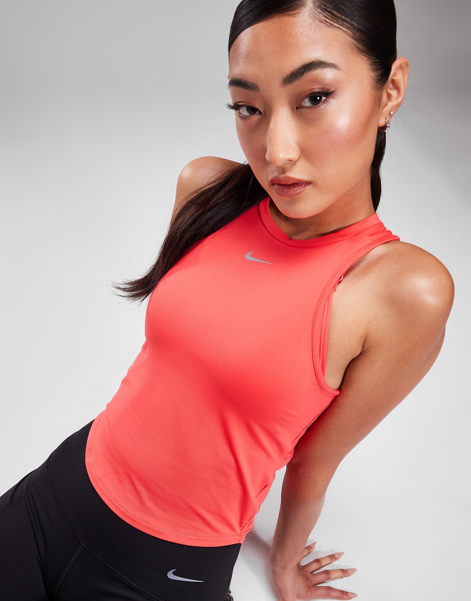 Orange Nike Training One Luxe Tank Top - JD Sports