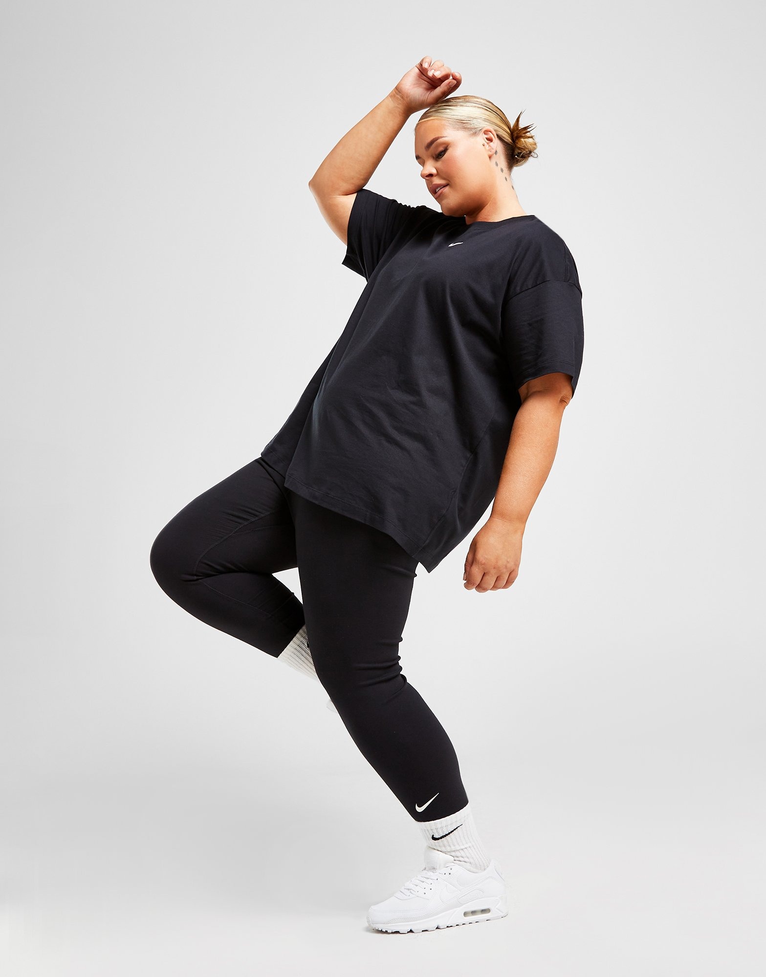 Black Nike Plus Size Sportswear Club Leggings Jd Sports Global