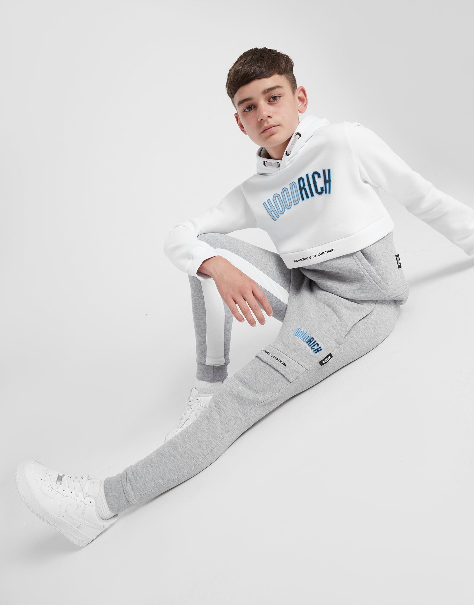 Grey Hoodrich Commense Joggers Junior | JD Sports Malaysia