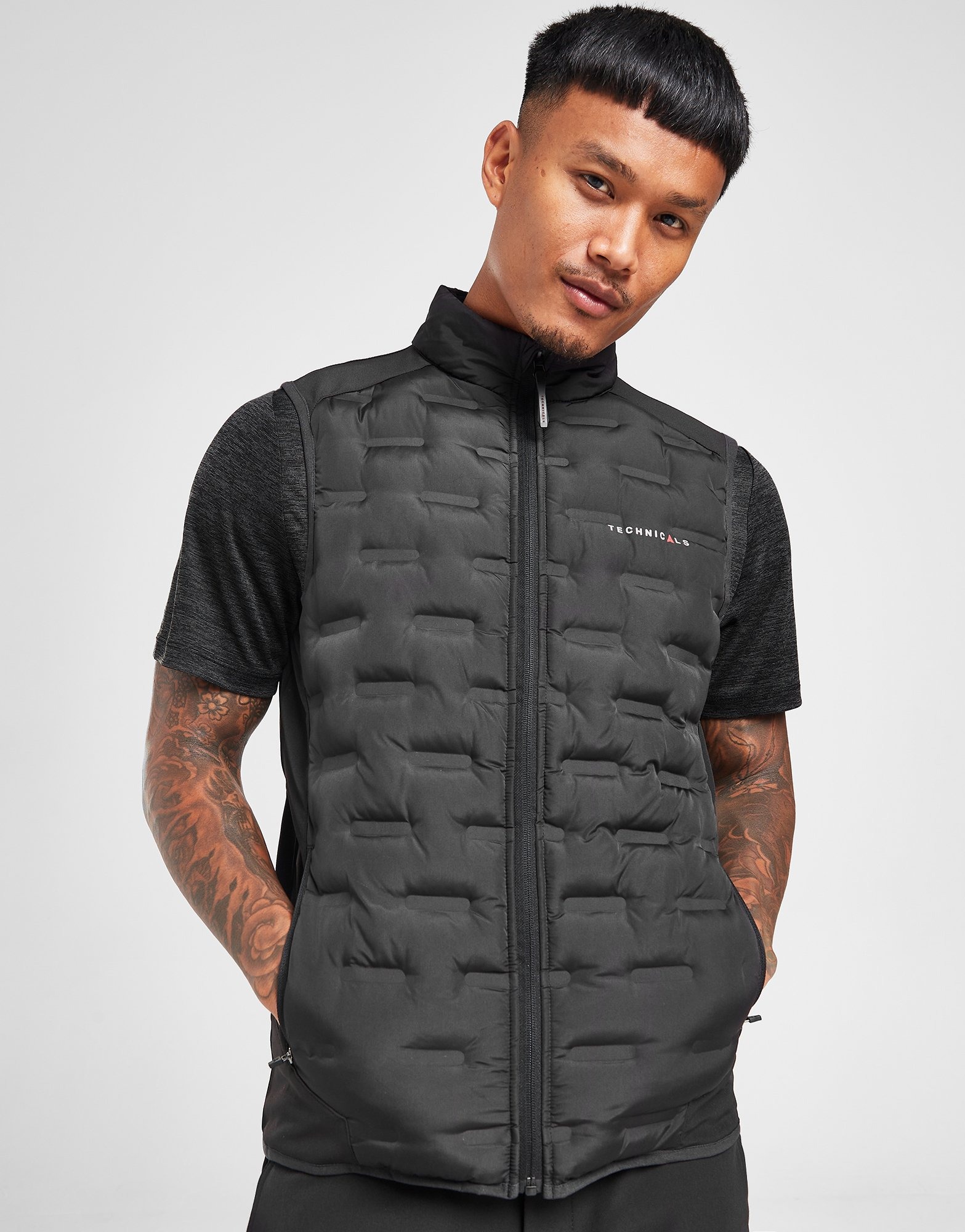Black Technicals Serac Hybrid Gilet - JD Sports Ireland