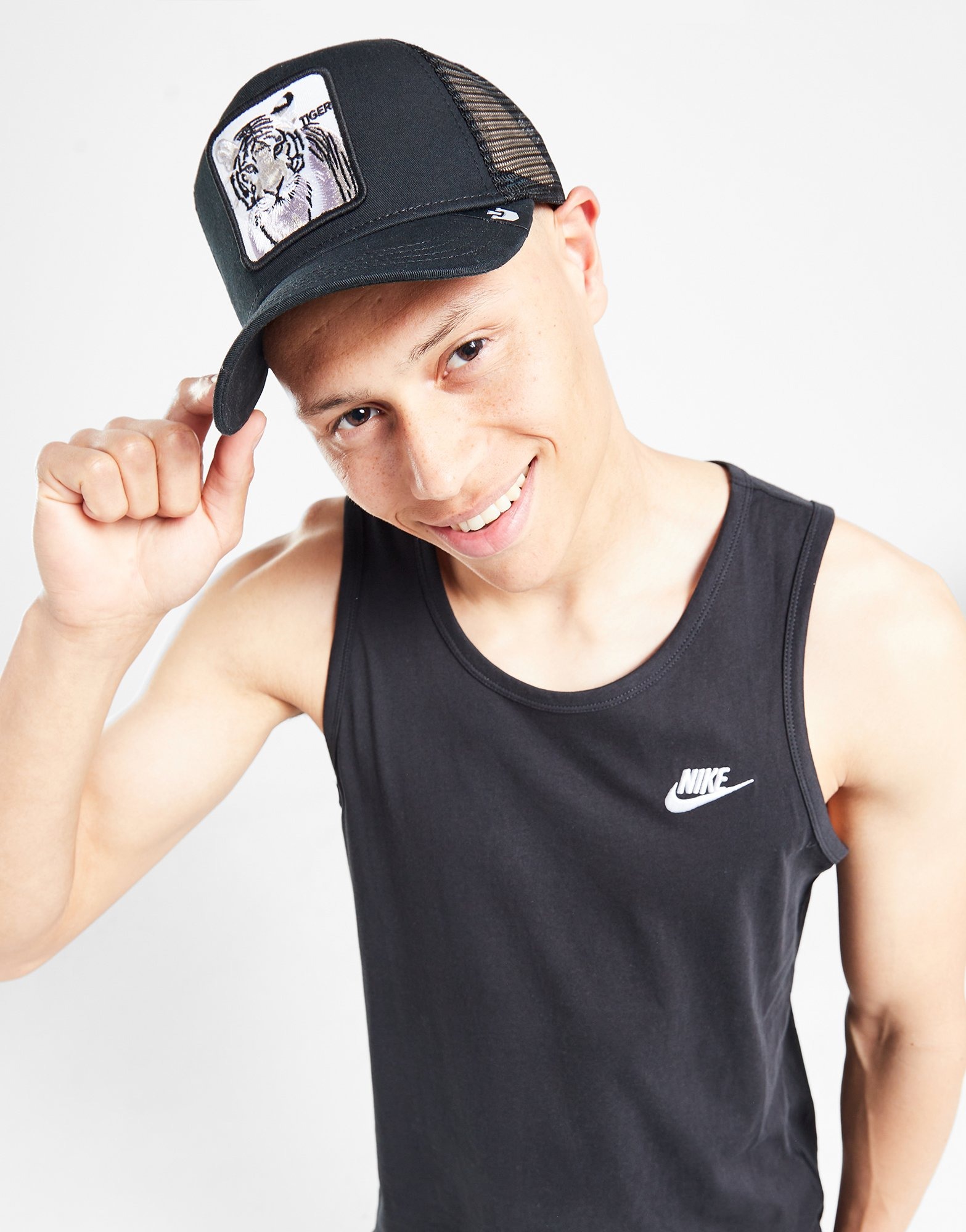 Zwart Goorin Bros The White Tiger Cap - JD Sports Nederland