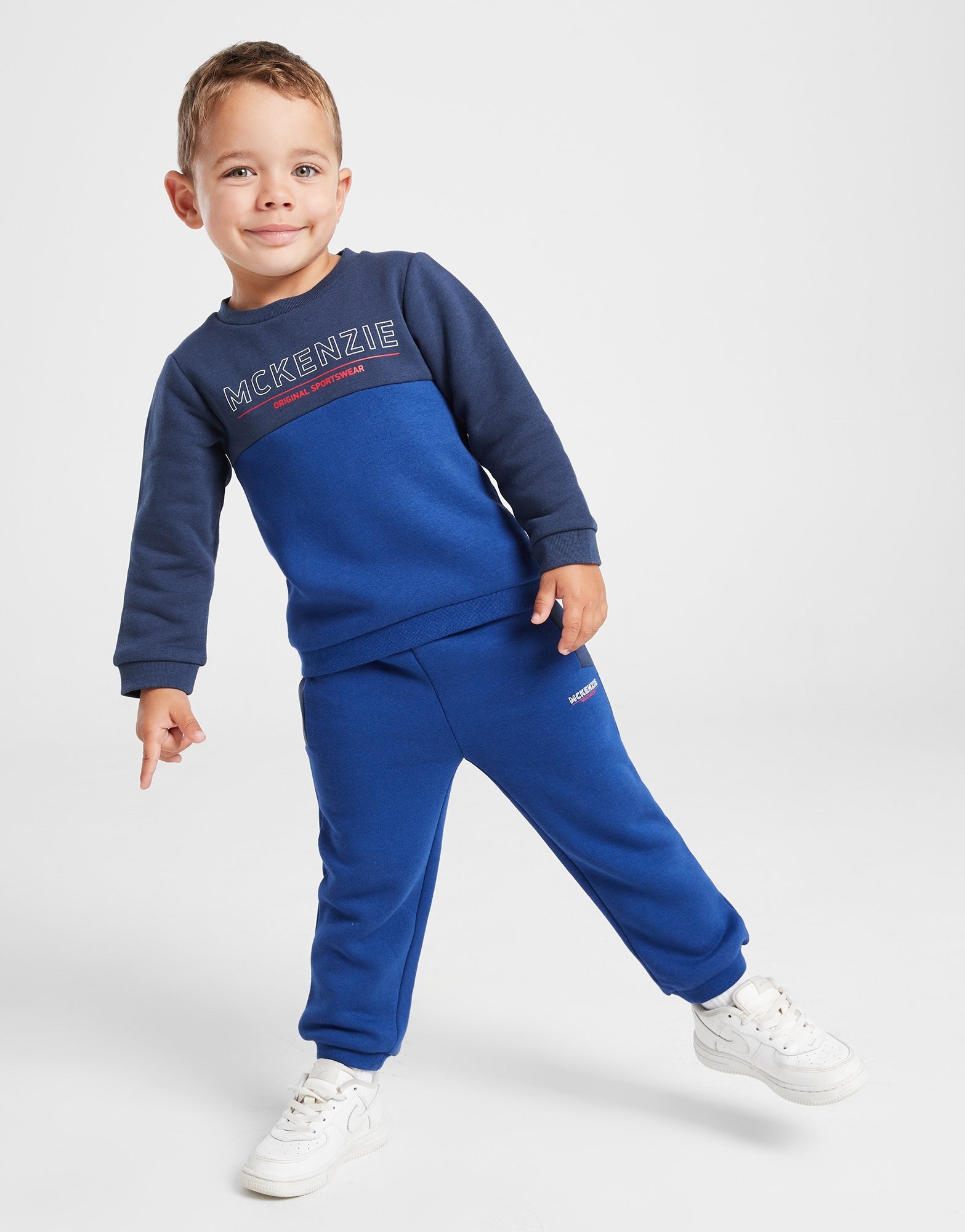 Blue Mckenzie Grove Crew Tracksuit Infant Jd Sports