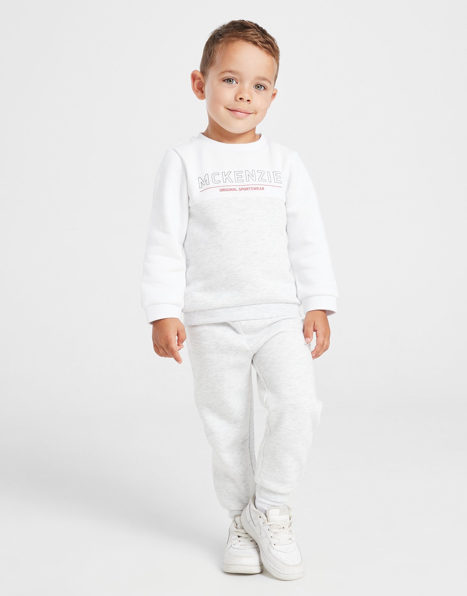 Grey Mckenzie Grove Crew Tracksuit Infant Jd Sports
