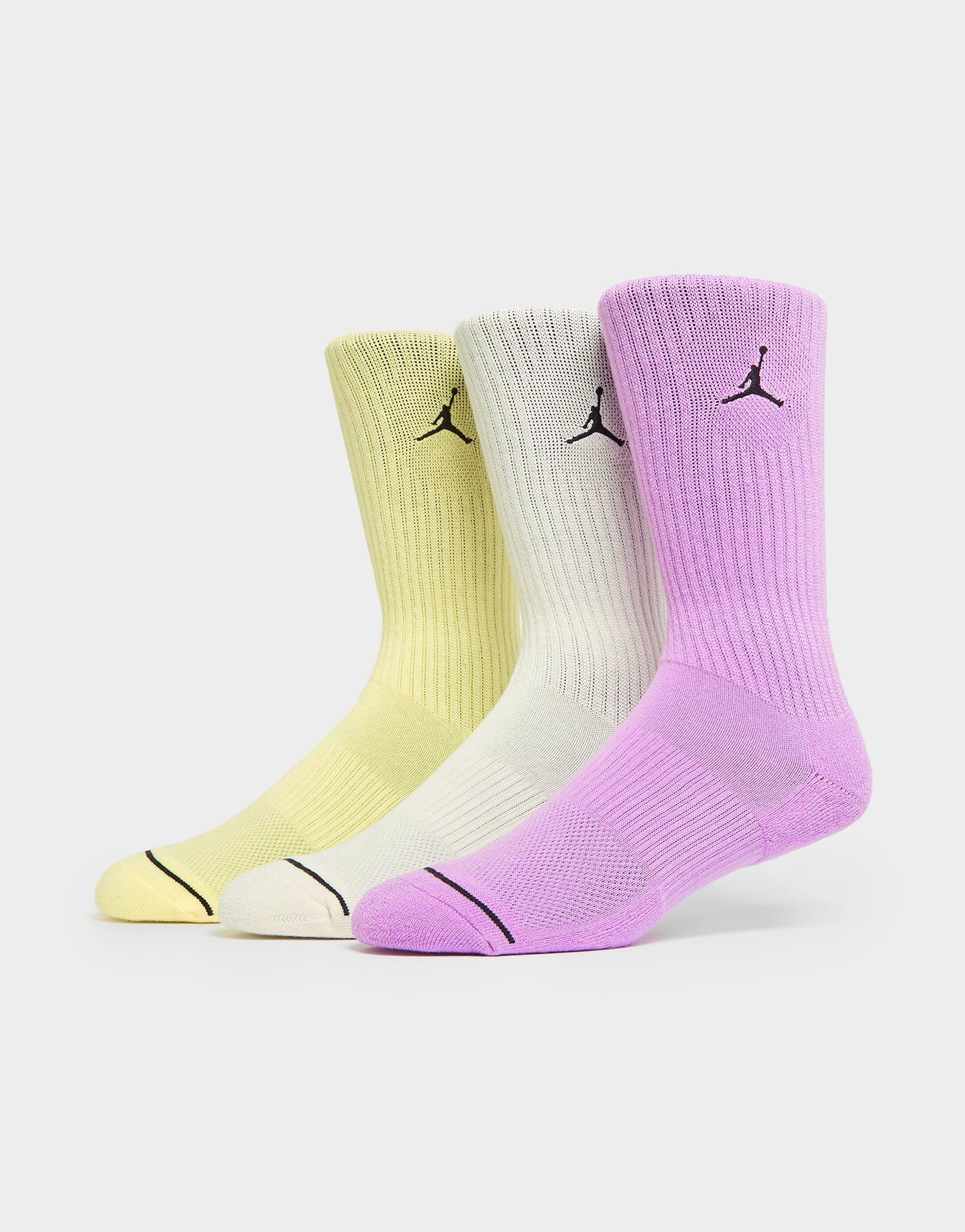 Multi Jordan 3-Pack Everyday Crew Socks | JD Sports