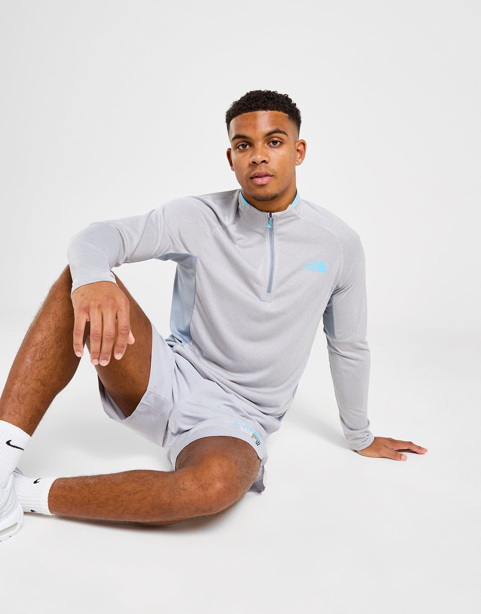 Grey The North Face Performance 1/4 Zip Top - JD Sports