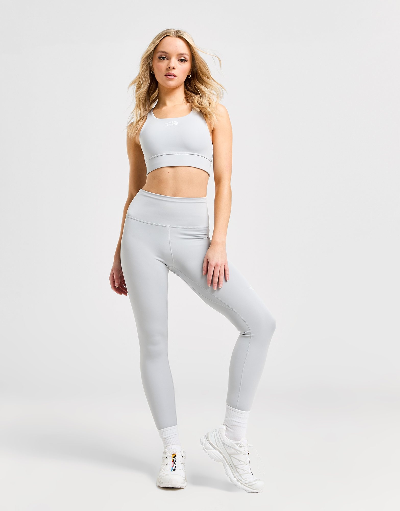 Grey The North Face Repeat Sports Bra Jd Sports