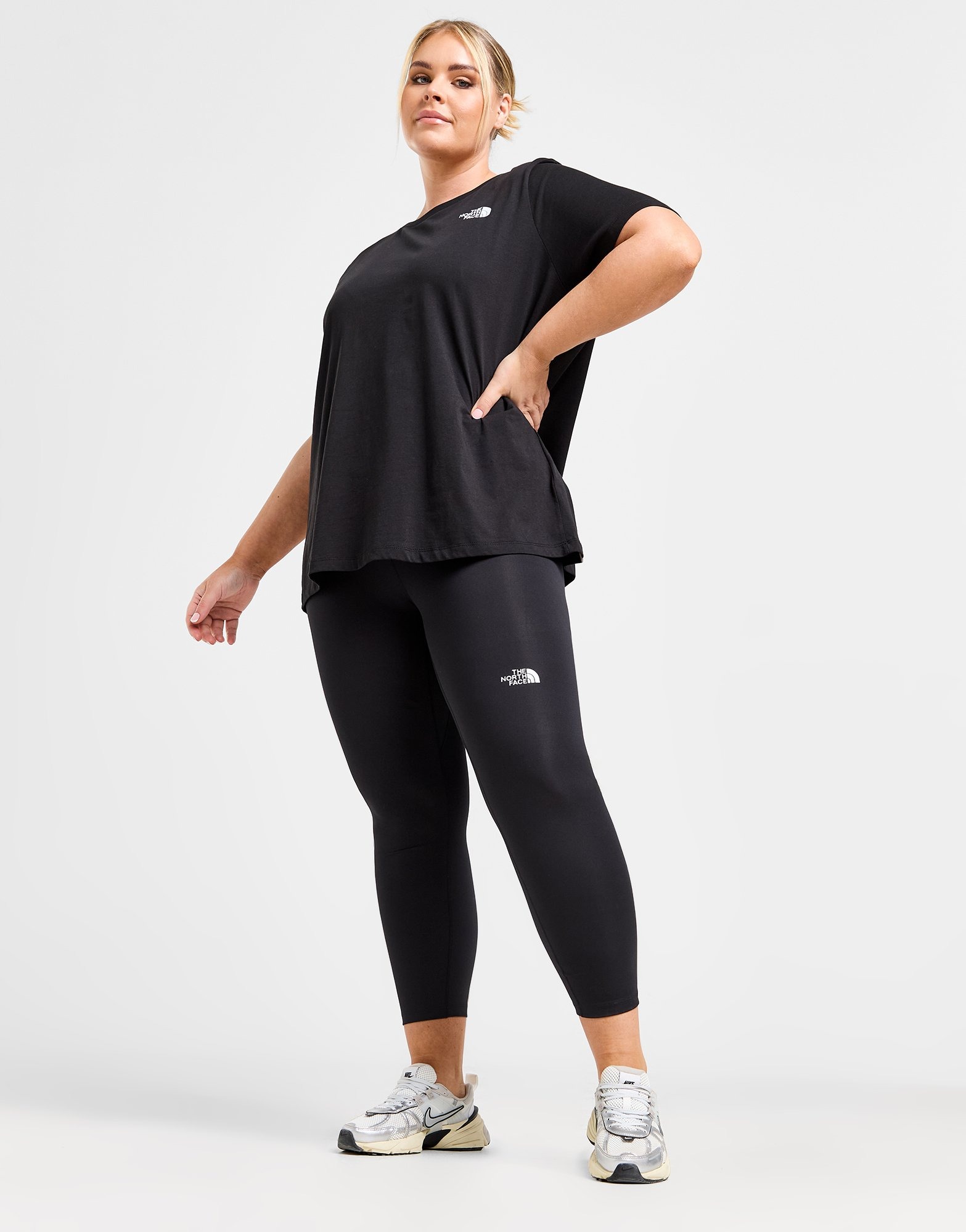 The North Face Plus Size Flex High Rise Tights em Preto | JD Sports