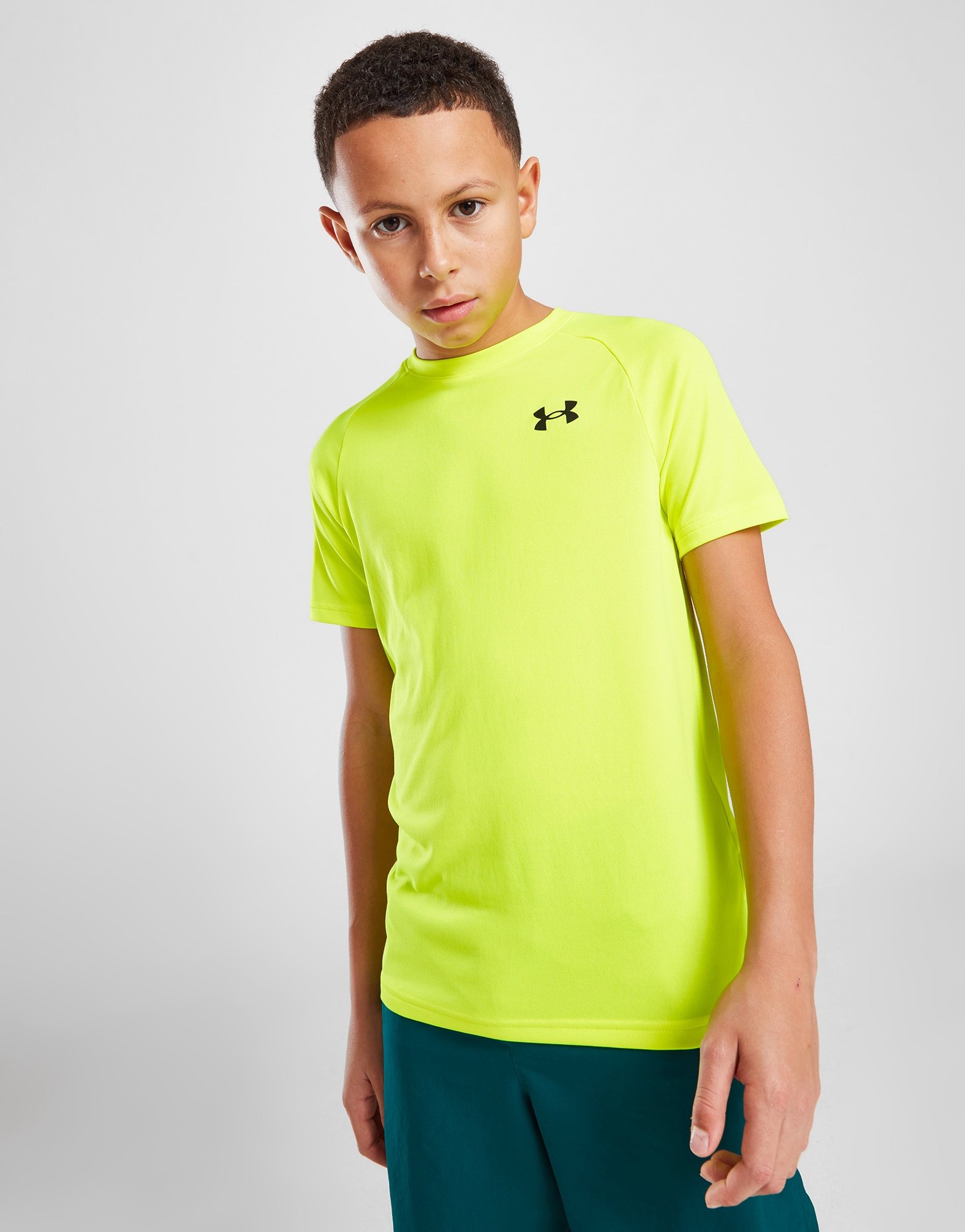 Yellow Under Armour Tech 2.0 T-Shirt Junior - JD Sports NZ