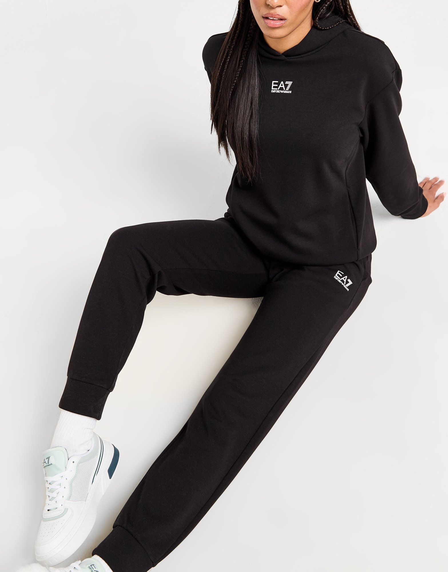 Black Emporio Armani Ea7 Essential Logo Joggers Jd Sports Nz