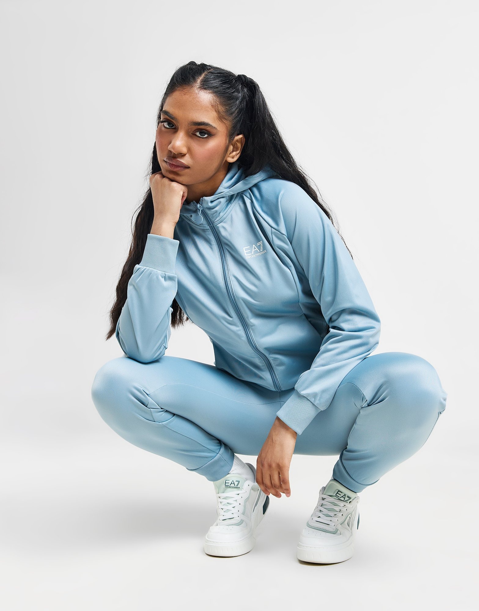 Blue EA7 Emporio Armani Training Poly Tracksuit - JD Sports NZ