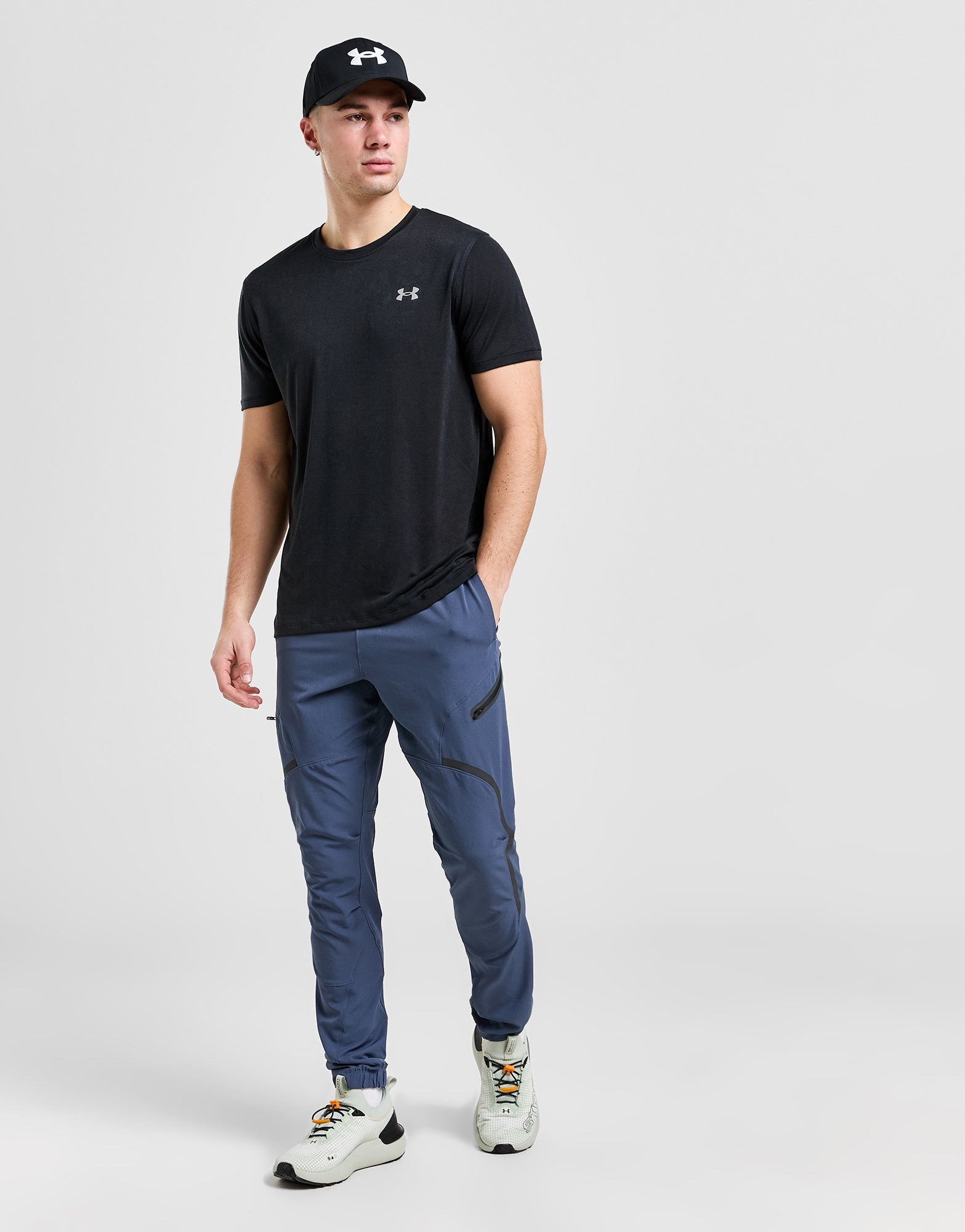 Blue Under Armour Unstoppable Woven Cargo Pants Jd Sports