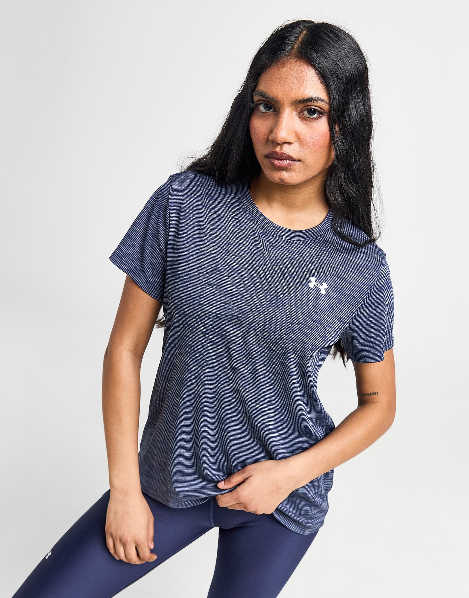 Blue Under Armour Tech Textured T Shirt Jd Sports Global