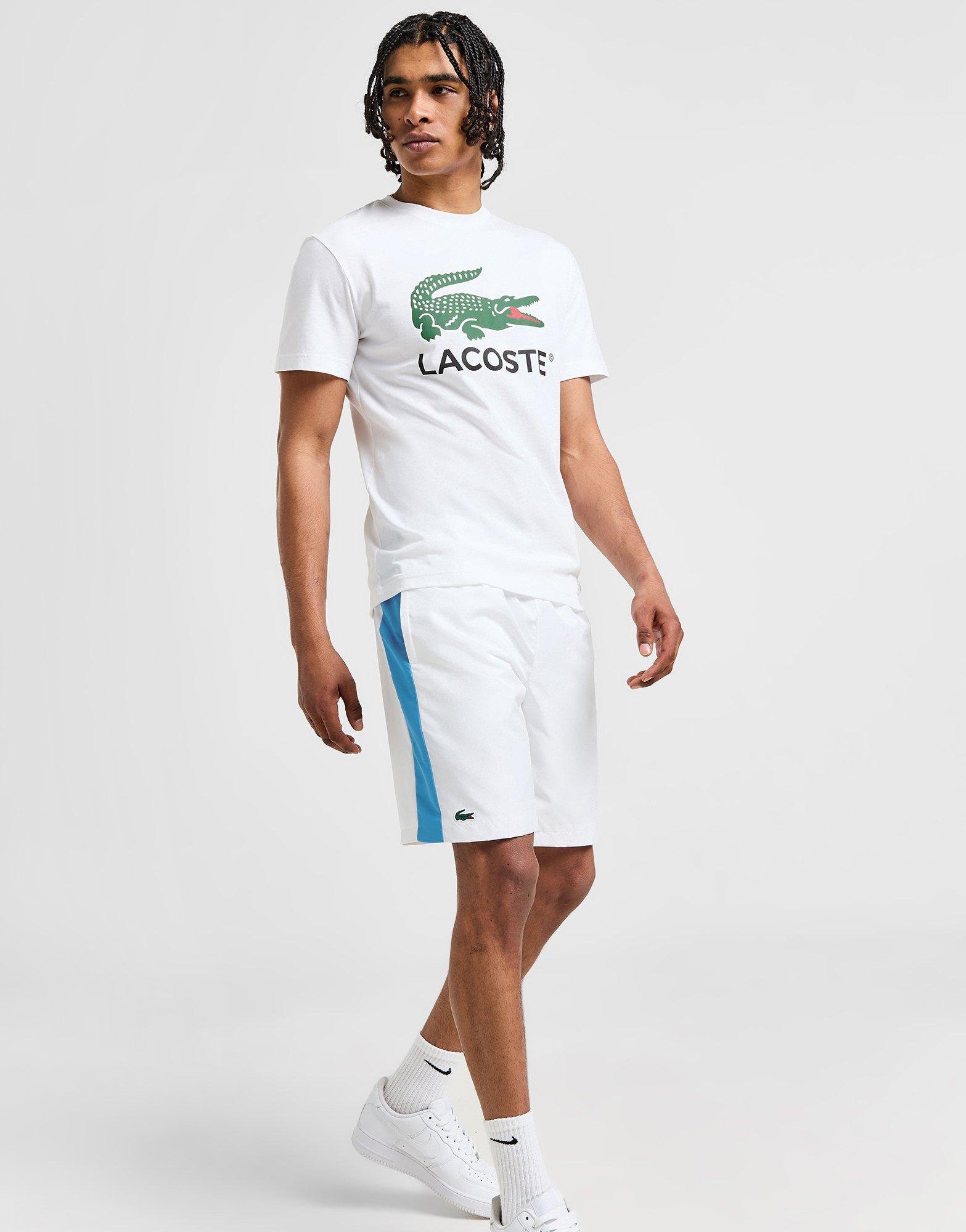 Wit Lacoste Colour Block Tech Shorts - JD Sports Nederland