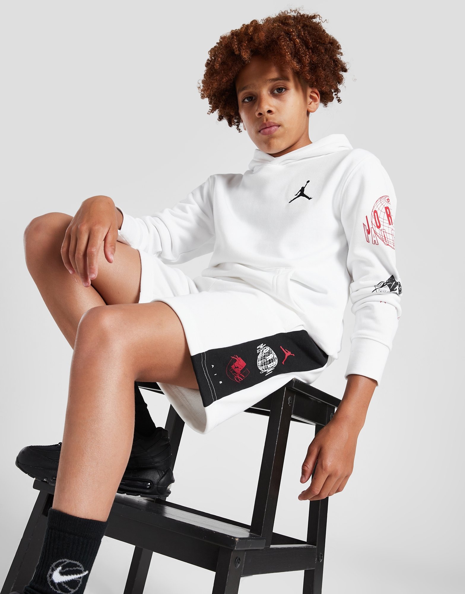 White Jordan Air Globe Repeat Shorts - JD Sports Global