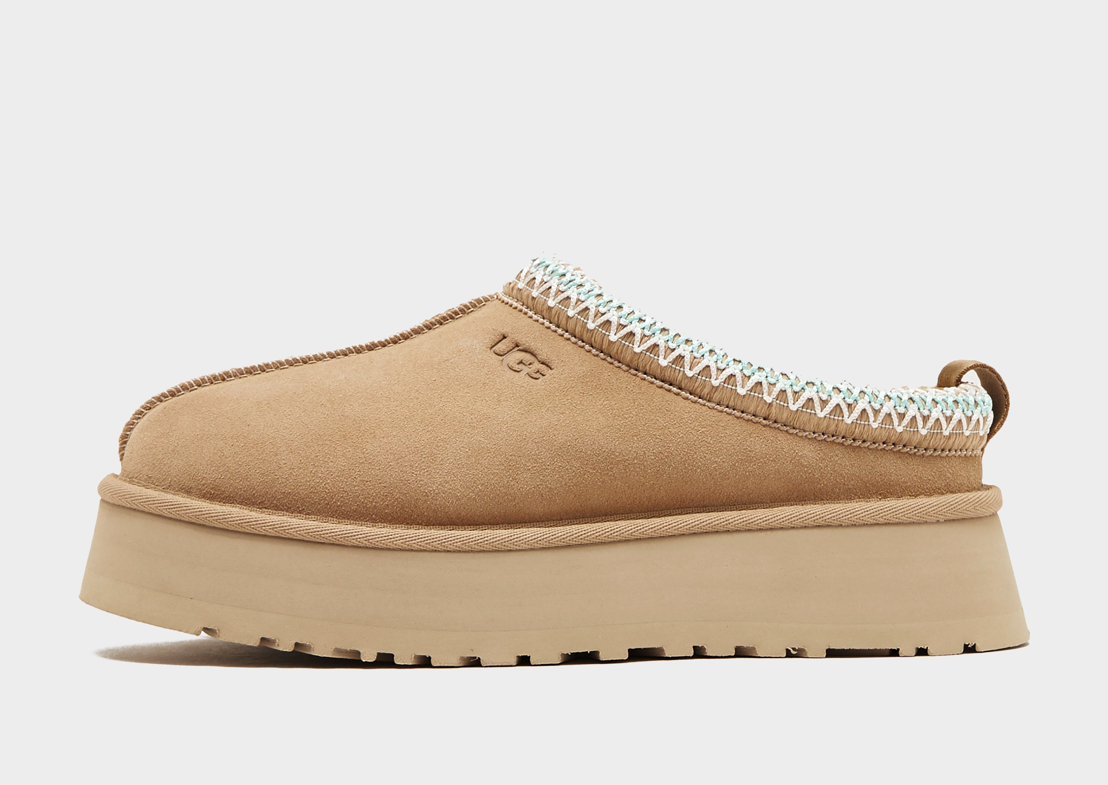 UGG Tazz Platform Slippers Femme Beige- JD Sports France