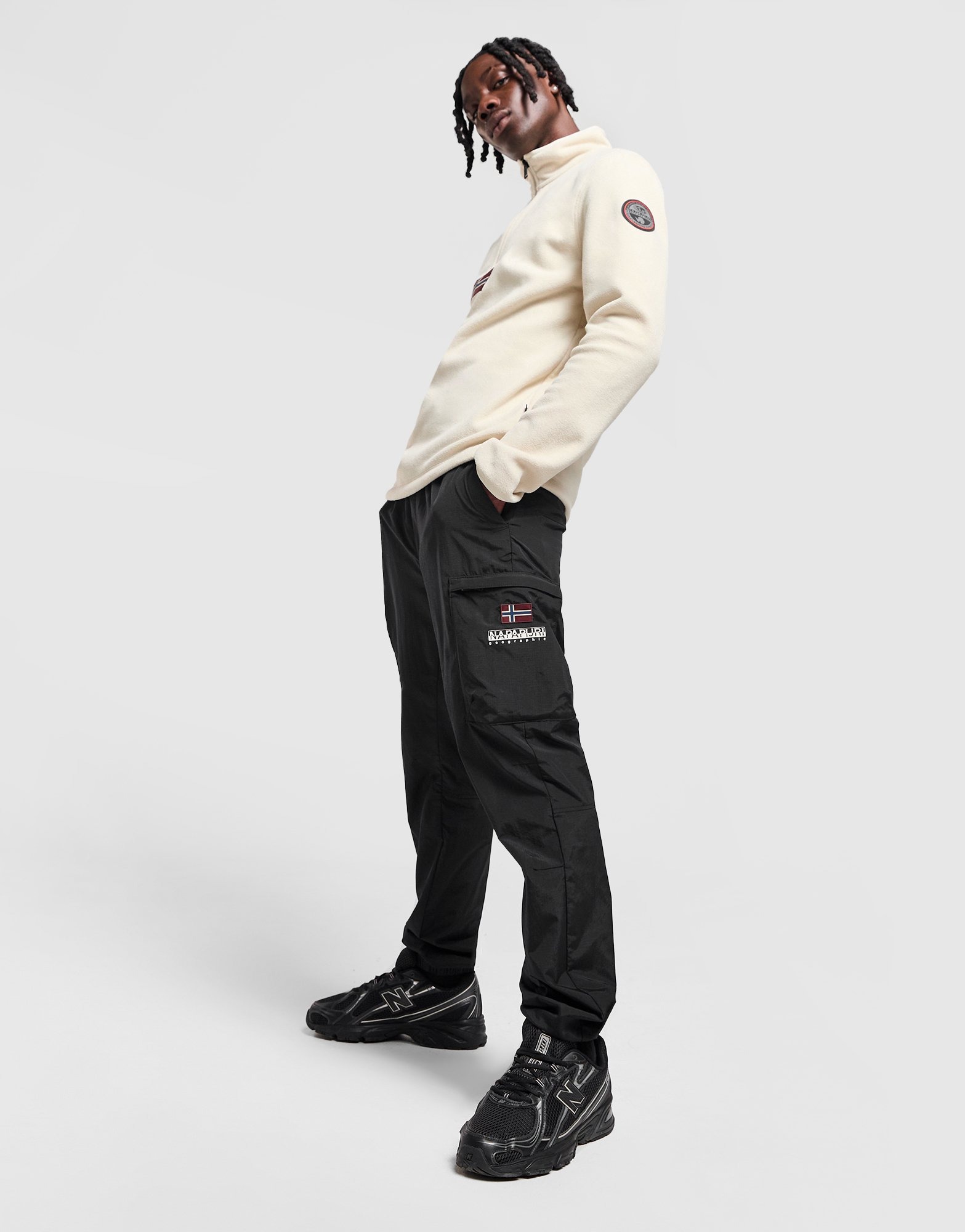 Black Napapijri Matey Cargo Pants - JD Sports