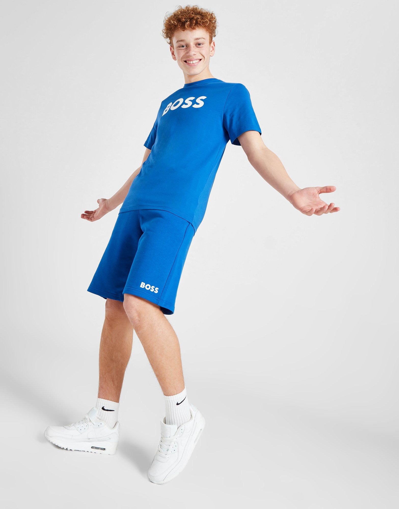 BOSS Short Core Junior Bleu- JD Sports France