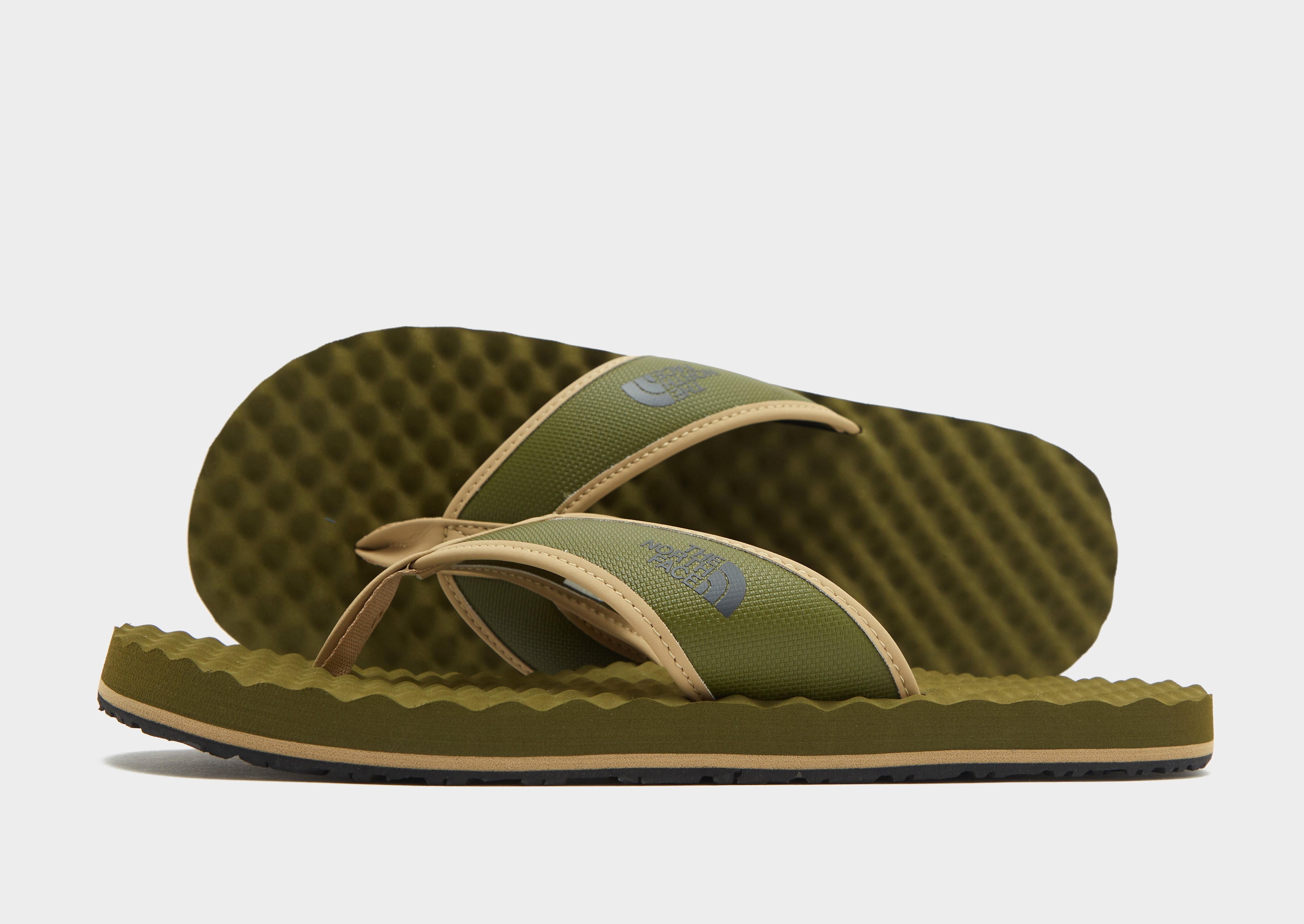 Green The North Face Base Camp Flip Flops | JD Sports UK