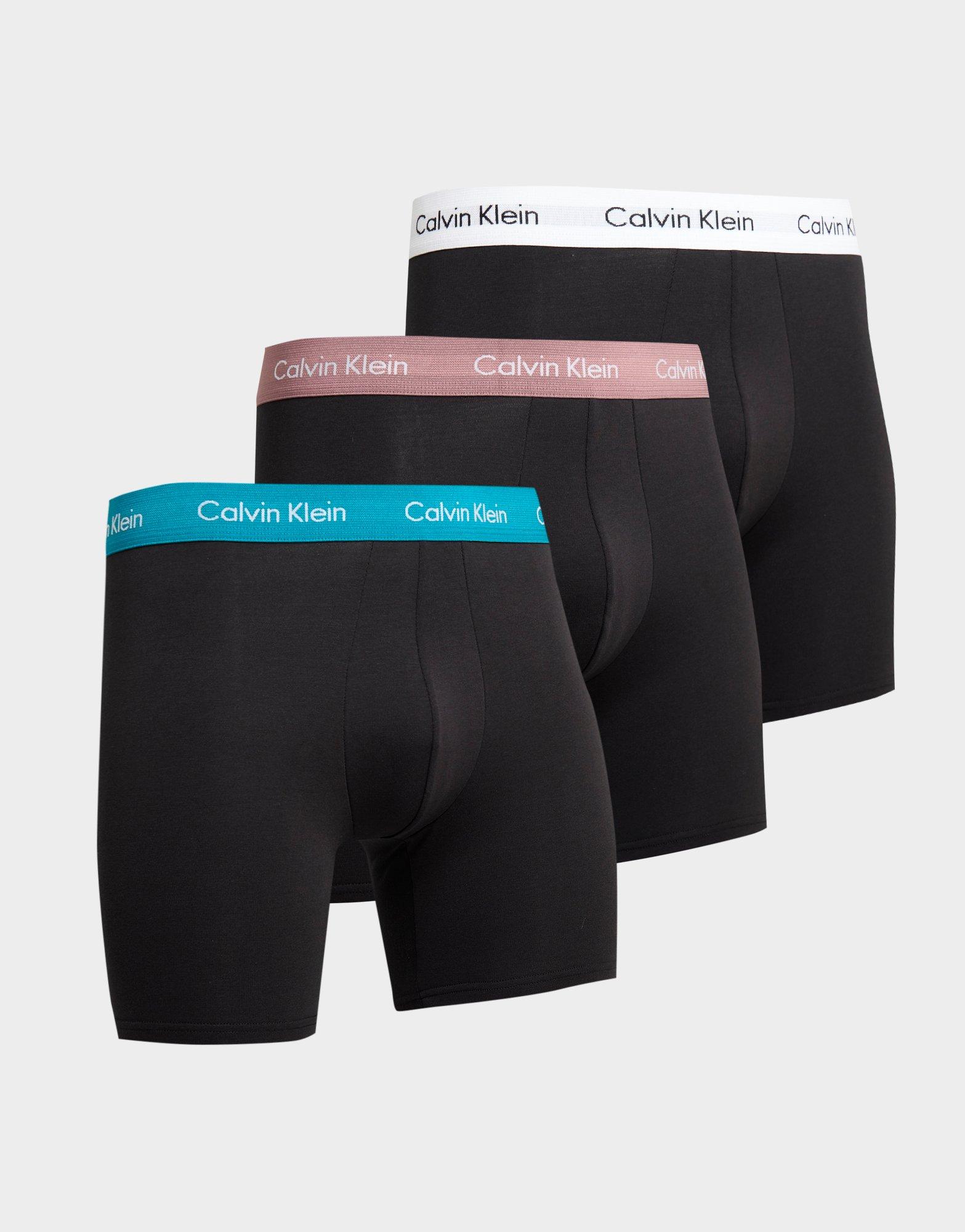 Calvin Klein Underwear Pack 3 Boxers Em Preto Jd Sports