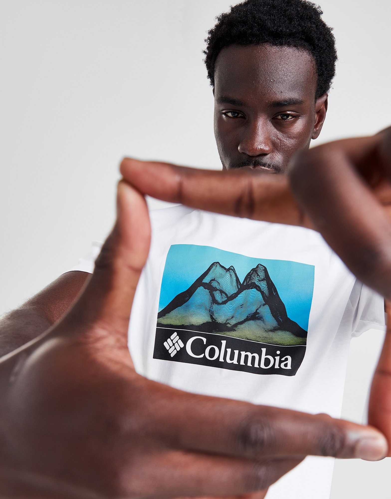 Columbia T-Shirt Shaldon em Branco | JD Sports