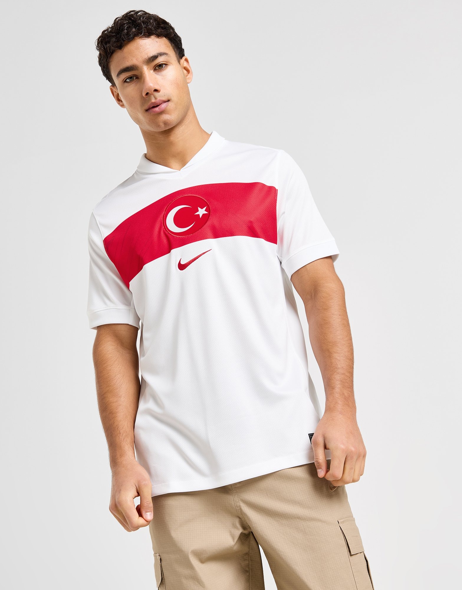 Nike Turkey 2024 Home Shirt em Branco | JD Sports