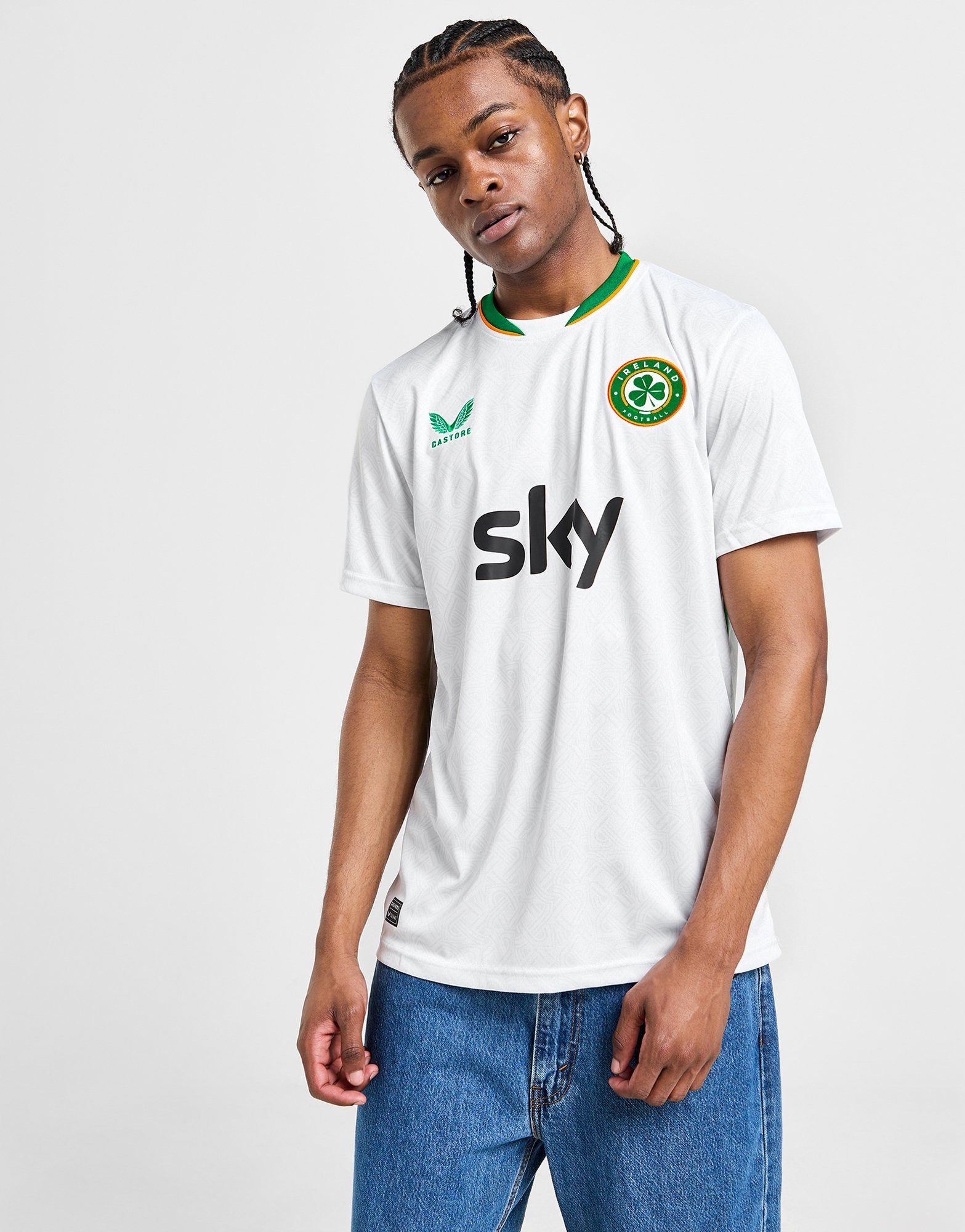 White Castore Republic of Ireland 2024 Away Shirt - JD Sports NZ