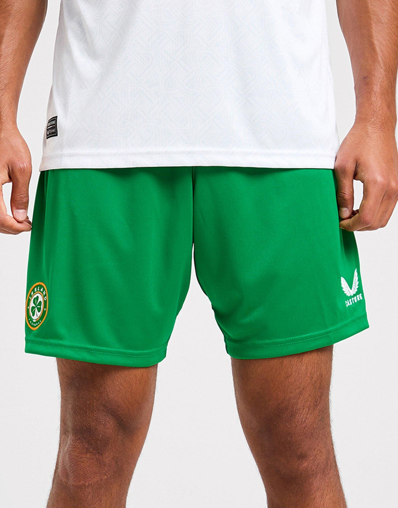Green Castore Republic of Ireland 2024 Away Shorts - JD Sports NZ