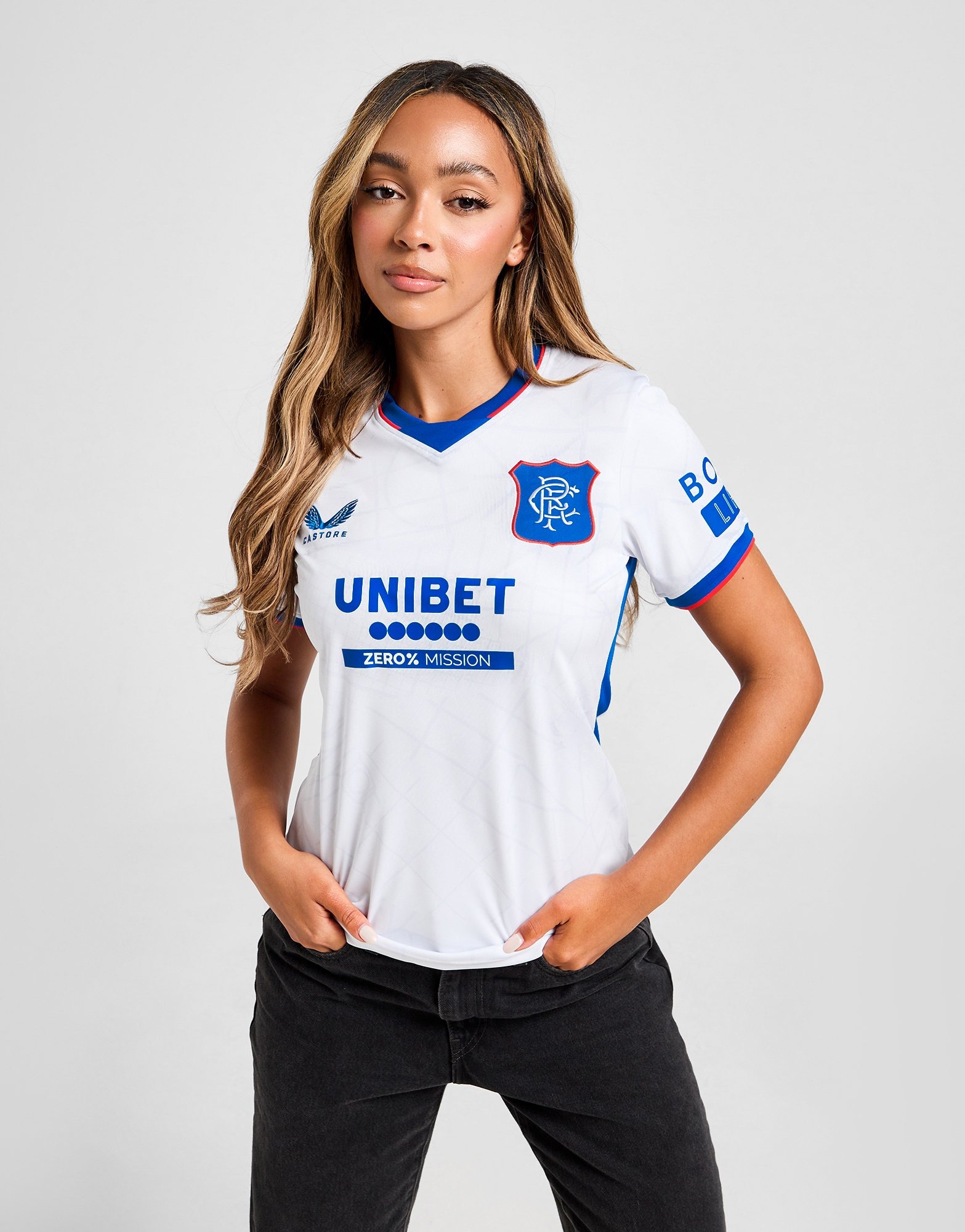 White Castore Rangers FC 2024/25 Away Shirt Women's - JD Sports Global
