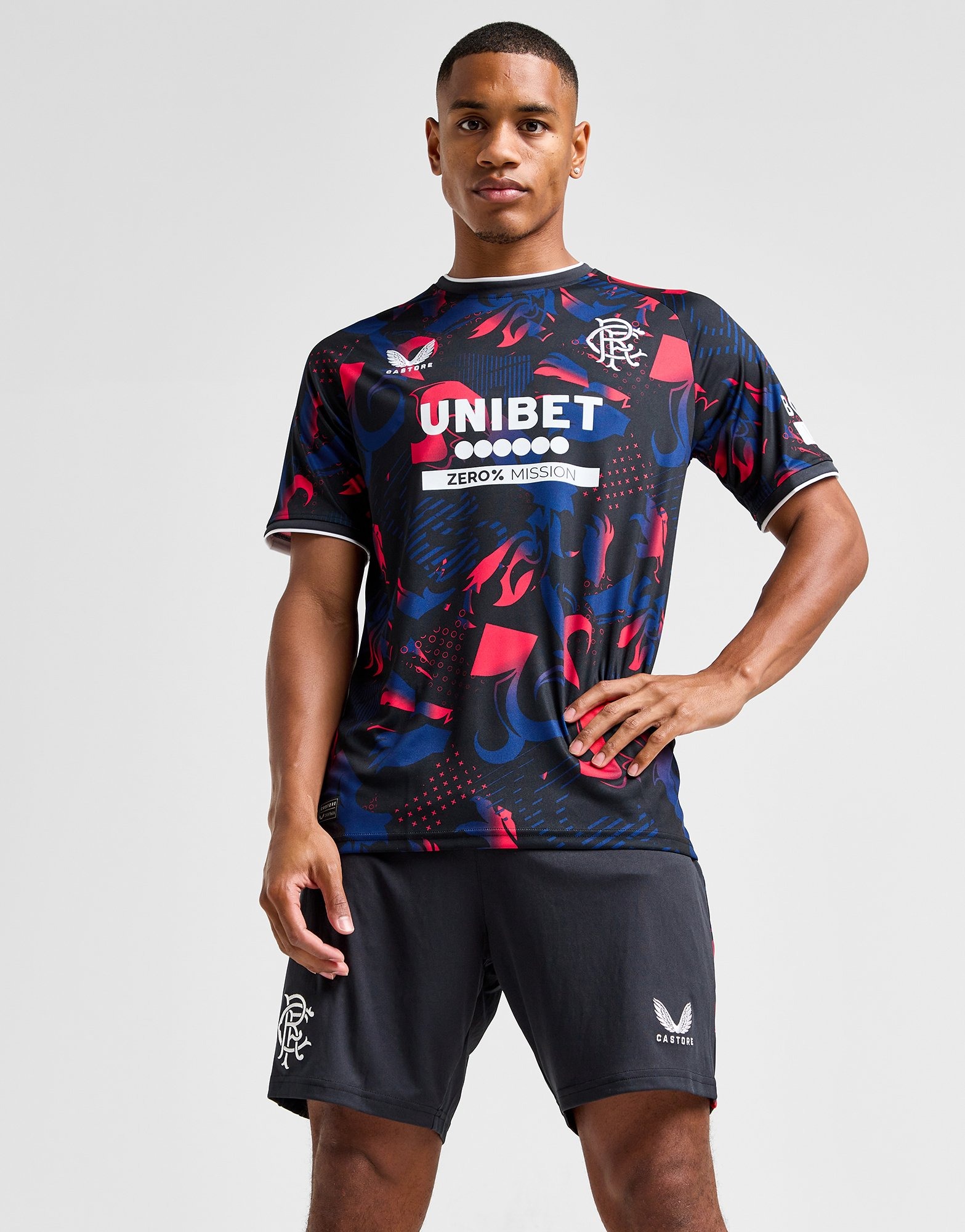 Black Castore Rangers FC 2024/25 Third Shorts | JD Sports